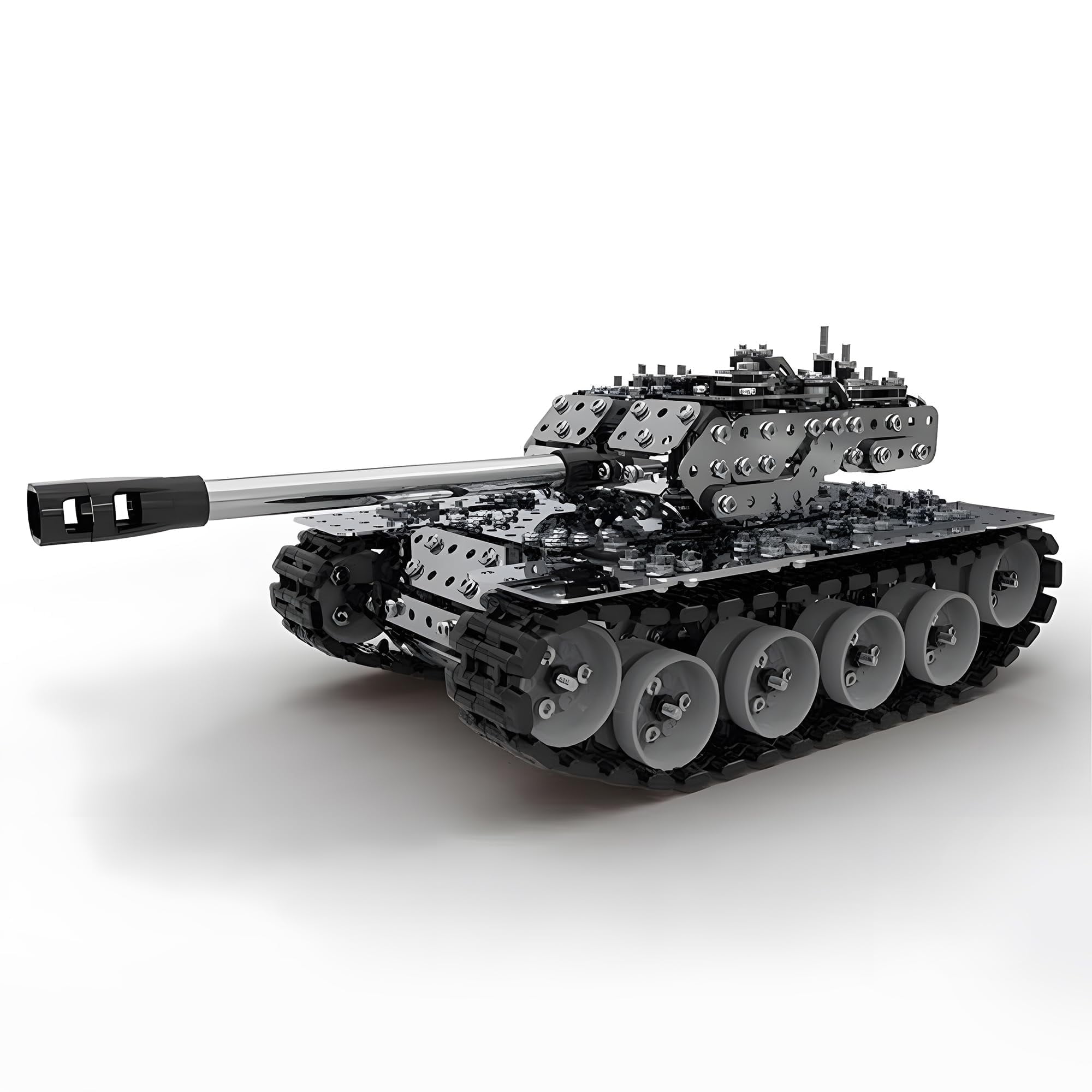 HI-REEKE 3D Metal Puzzle Set Military Battle Tank Model Building Kit ...