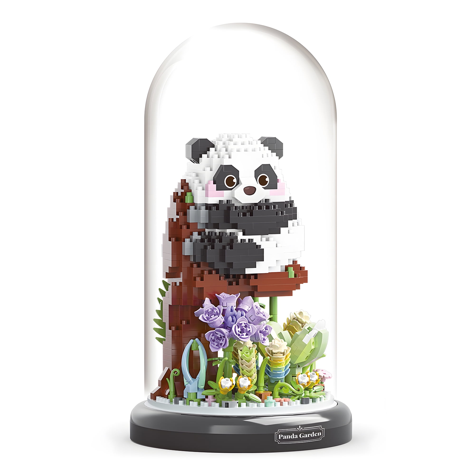 HI-REEKE Animal Micro Mini Building Block Set Panda Hugging Tree ...