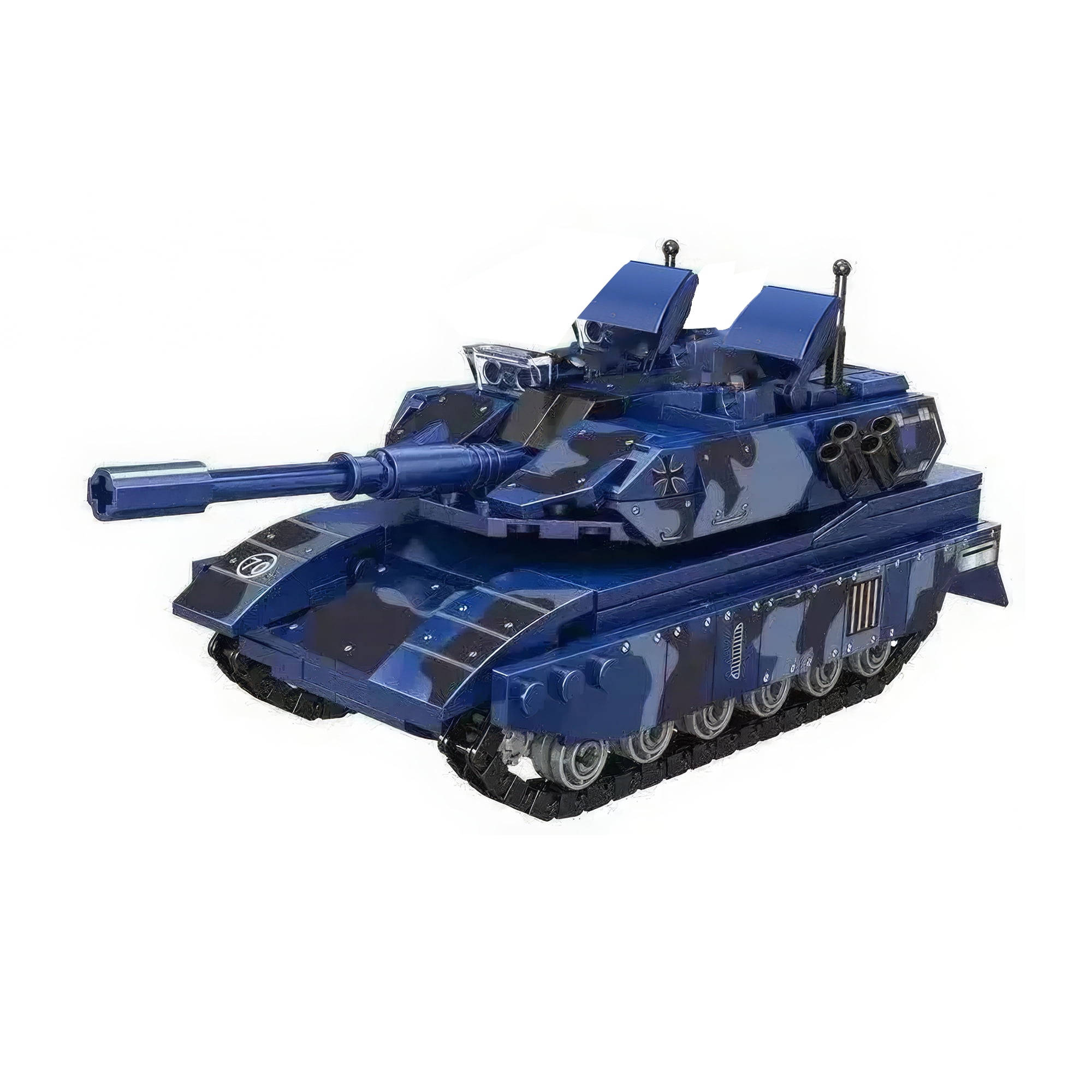 HI-REEKE Car Building Block Set Type 2A7 Battle Tank Model Building Kit ...