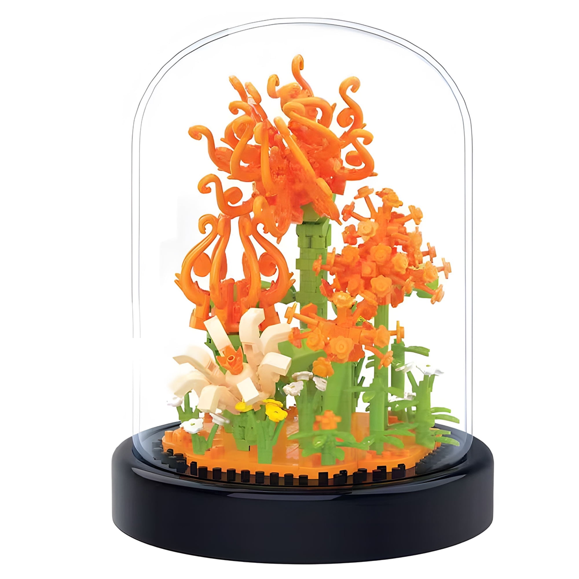 HI-REEKE Flower Micro Mini Building Block Set Chrysanthemum Bouquet ...