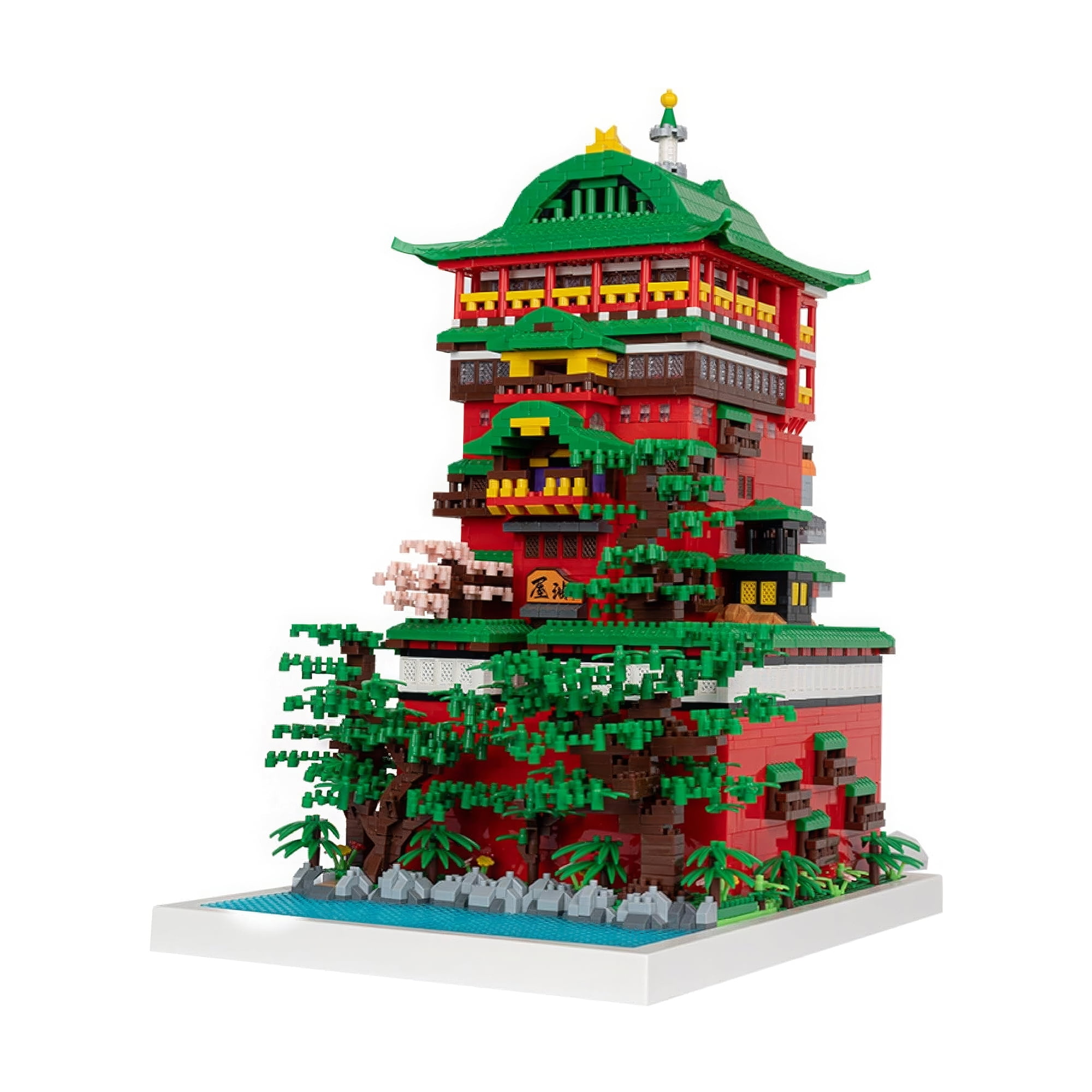 HI-REEKE Japanese Aburaya Anime Micro Building Block Set Architecture ...