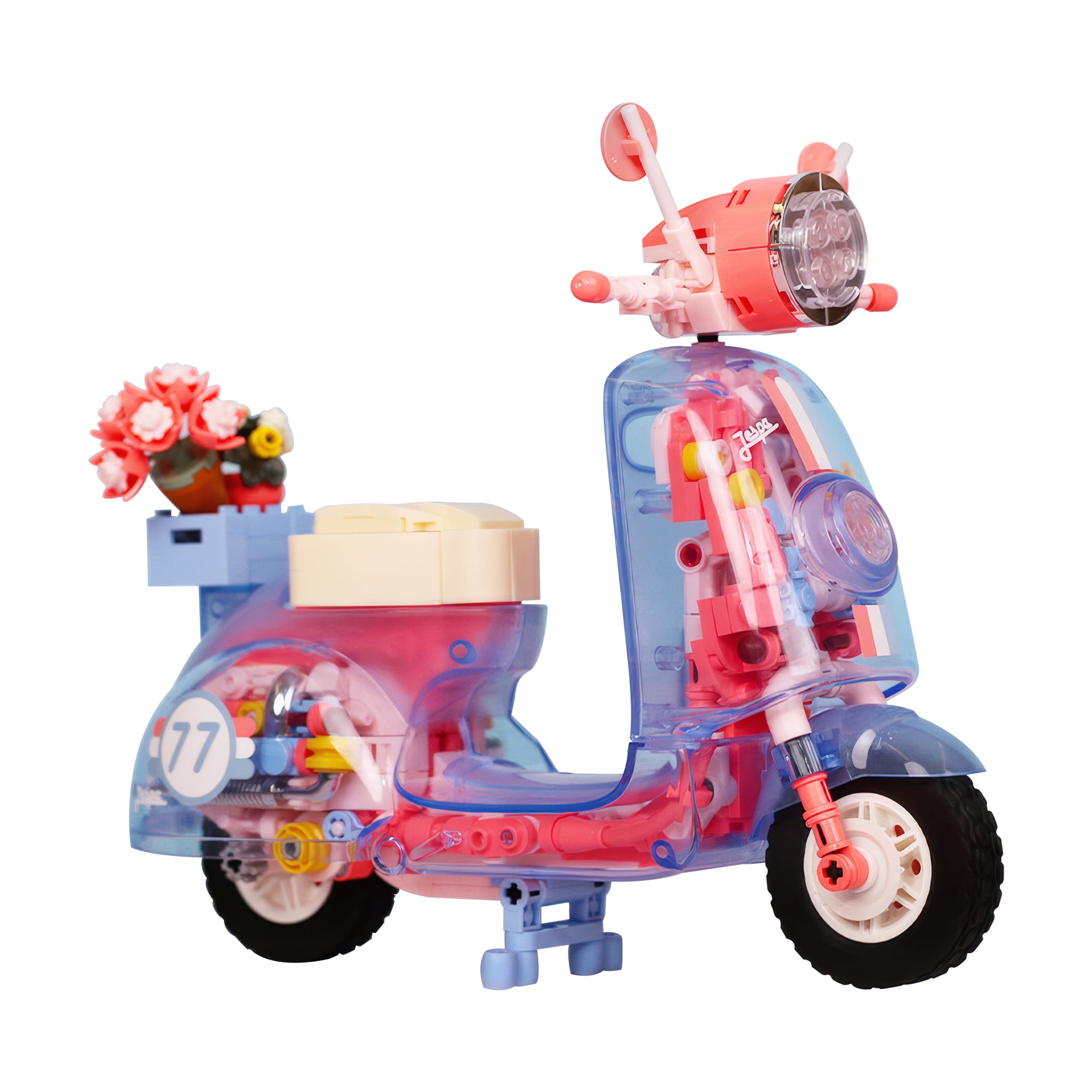 HI-REEKE Motorcycle Building Block Set Punk Style Motorcycle Building ...