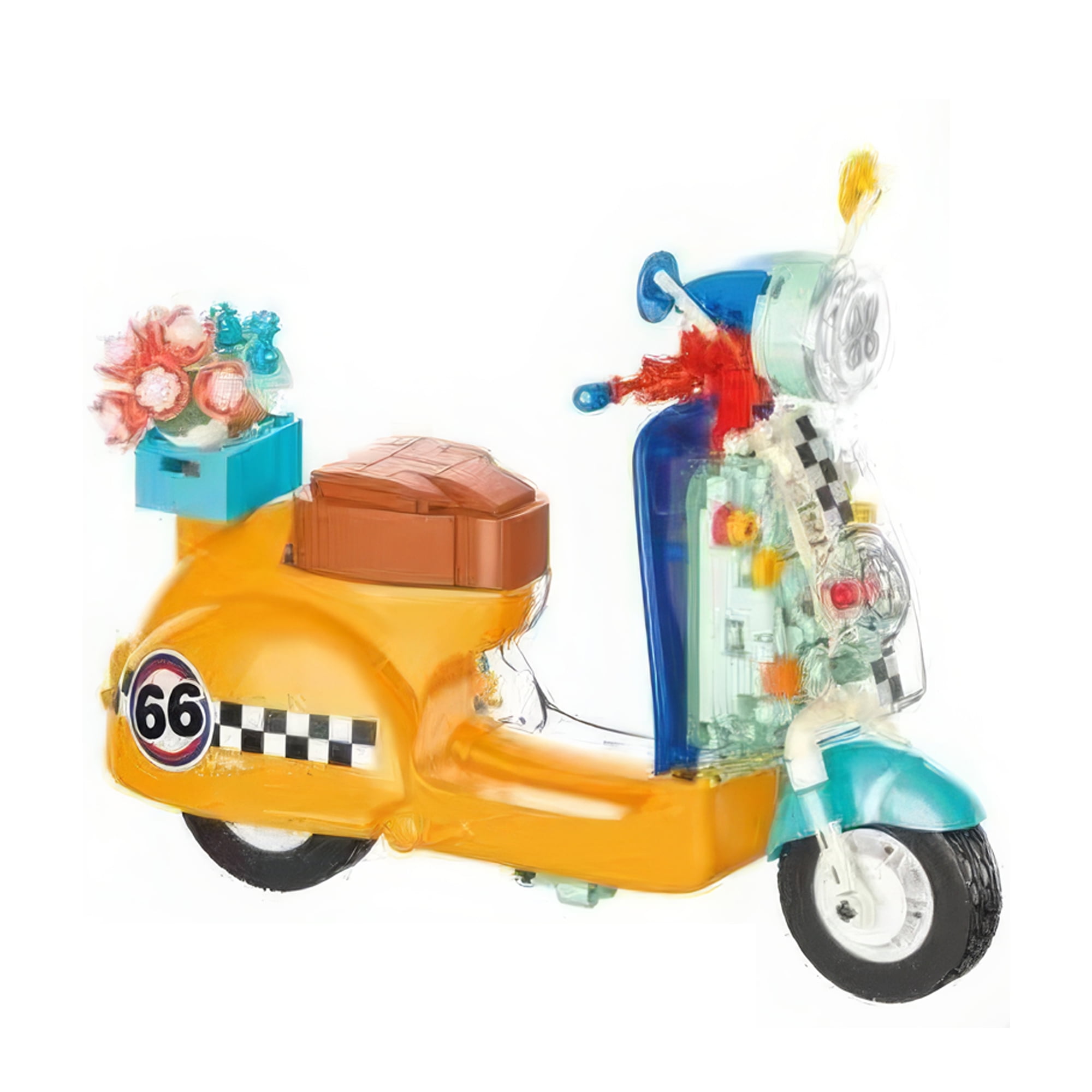 HI-REEKE Motorcycle Building Block Set Punk Style Motorcycle Building ...