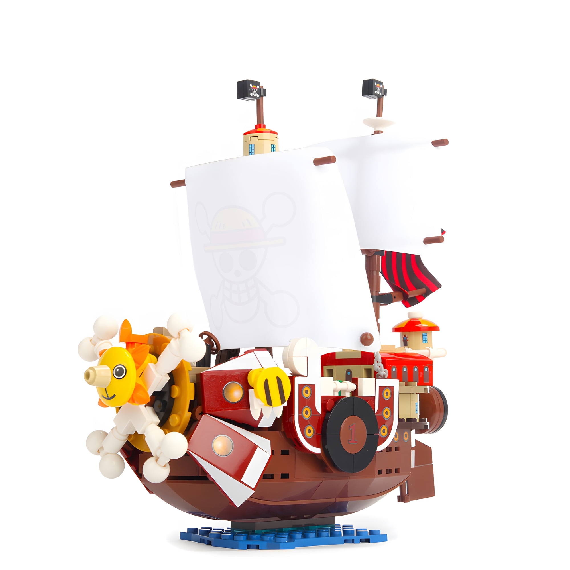 HI-REEKE Pirate Boat Building Block Set Thousand Sunny Small 1 Piece ...