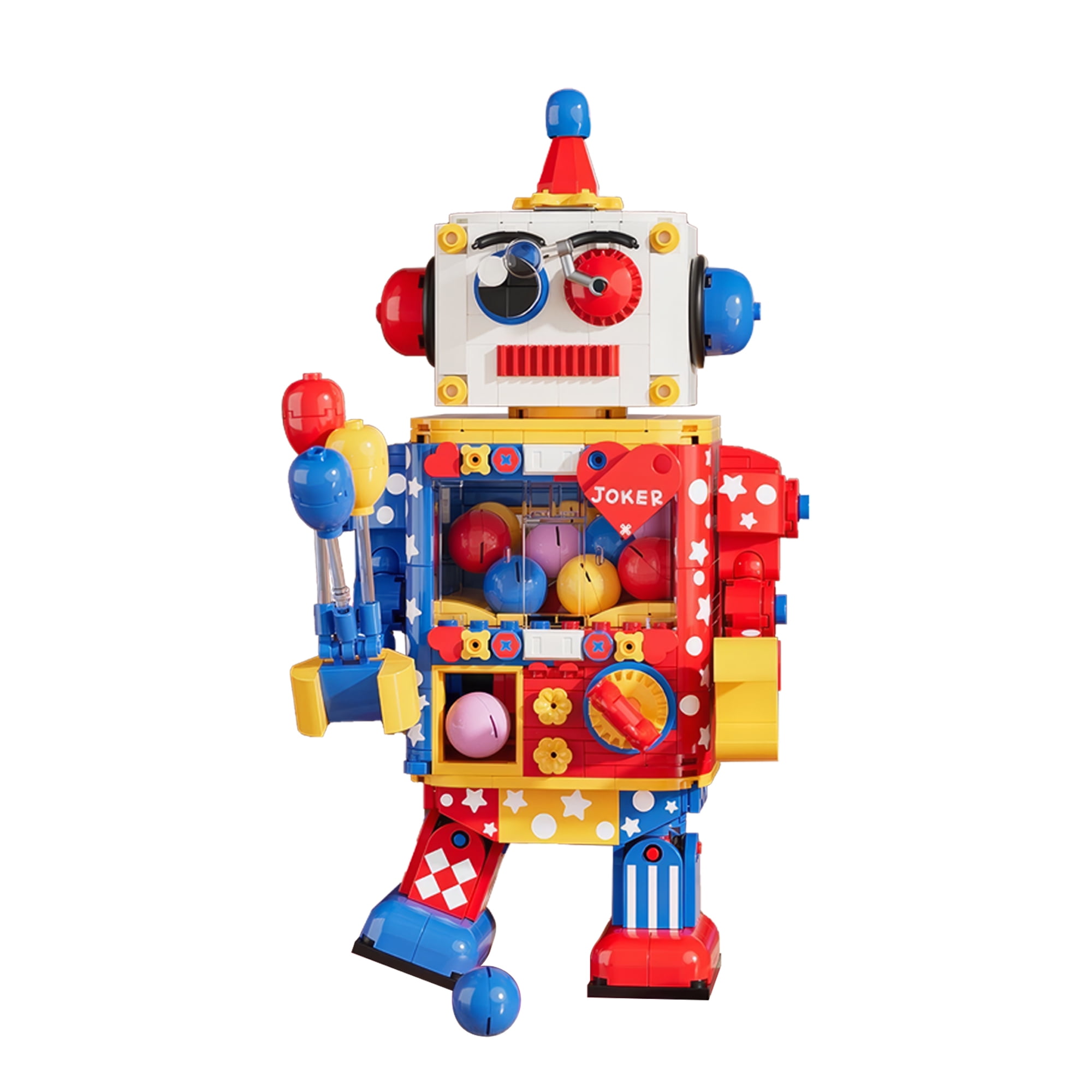 HI-REEKE Robot Building Block Set Gashapon Robot Building Toy for Kid ...