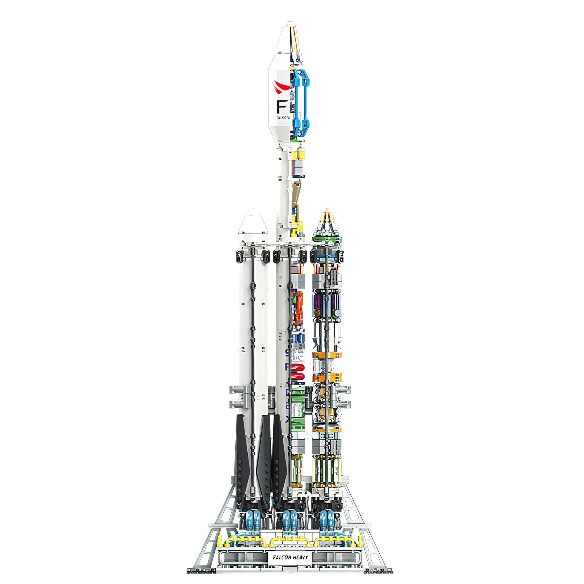HI-REEKE Space Launch System Building Block Set Carrier Rocket Building ...