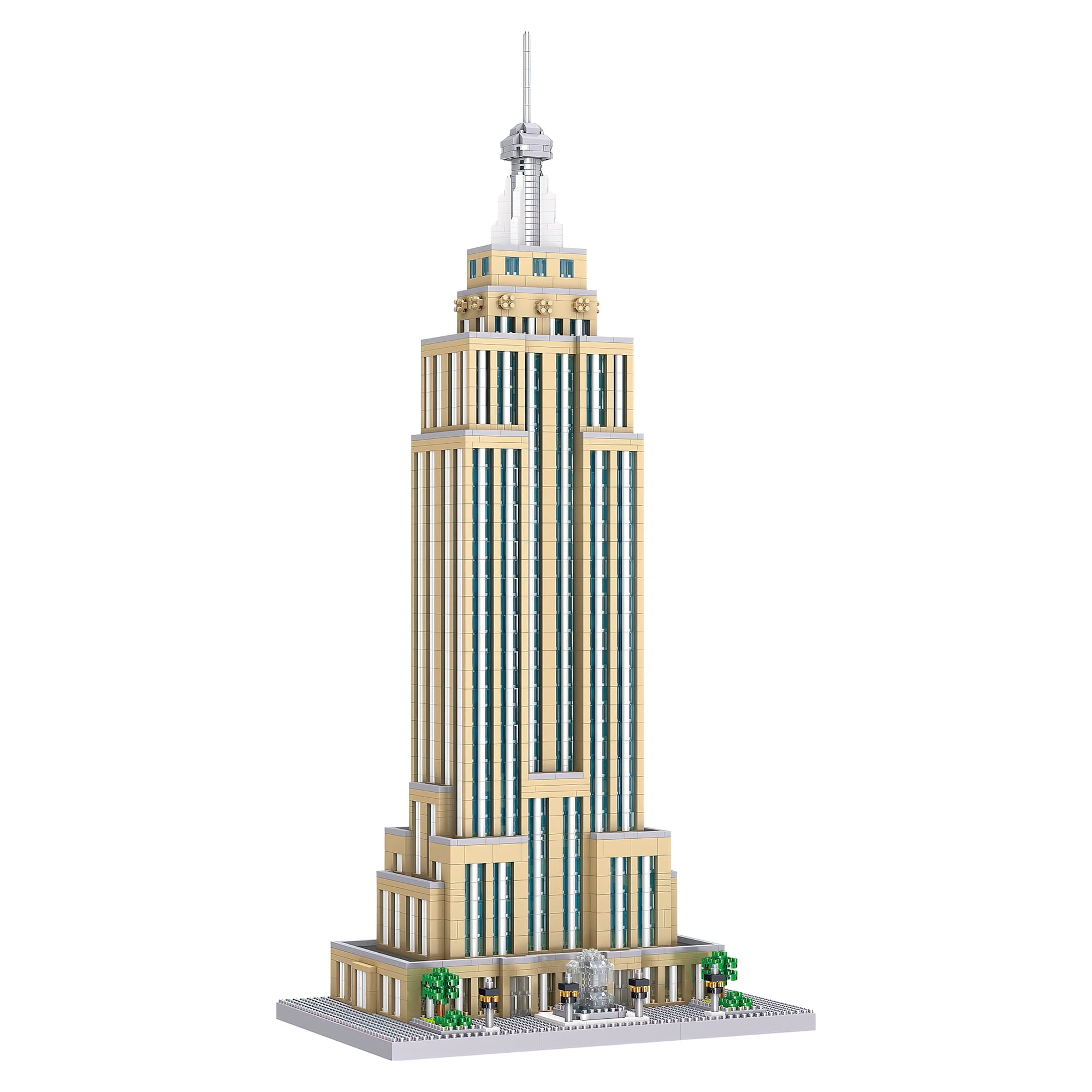 HI-Reeke Architecture Micro Mini Building Block Set Empire State ...