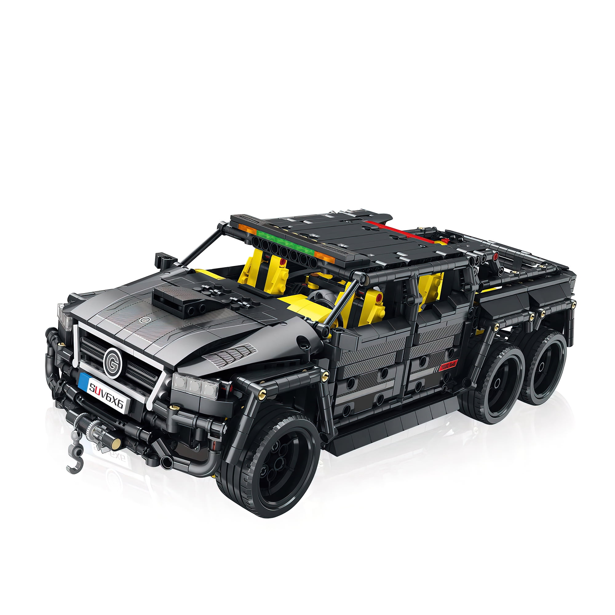 HI-Reeke Car Building Block Set Speed Champion 6X6 Pickup G700 Building ...