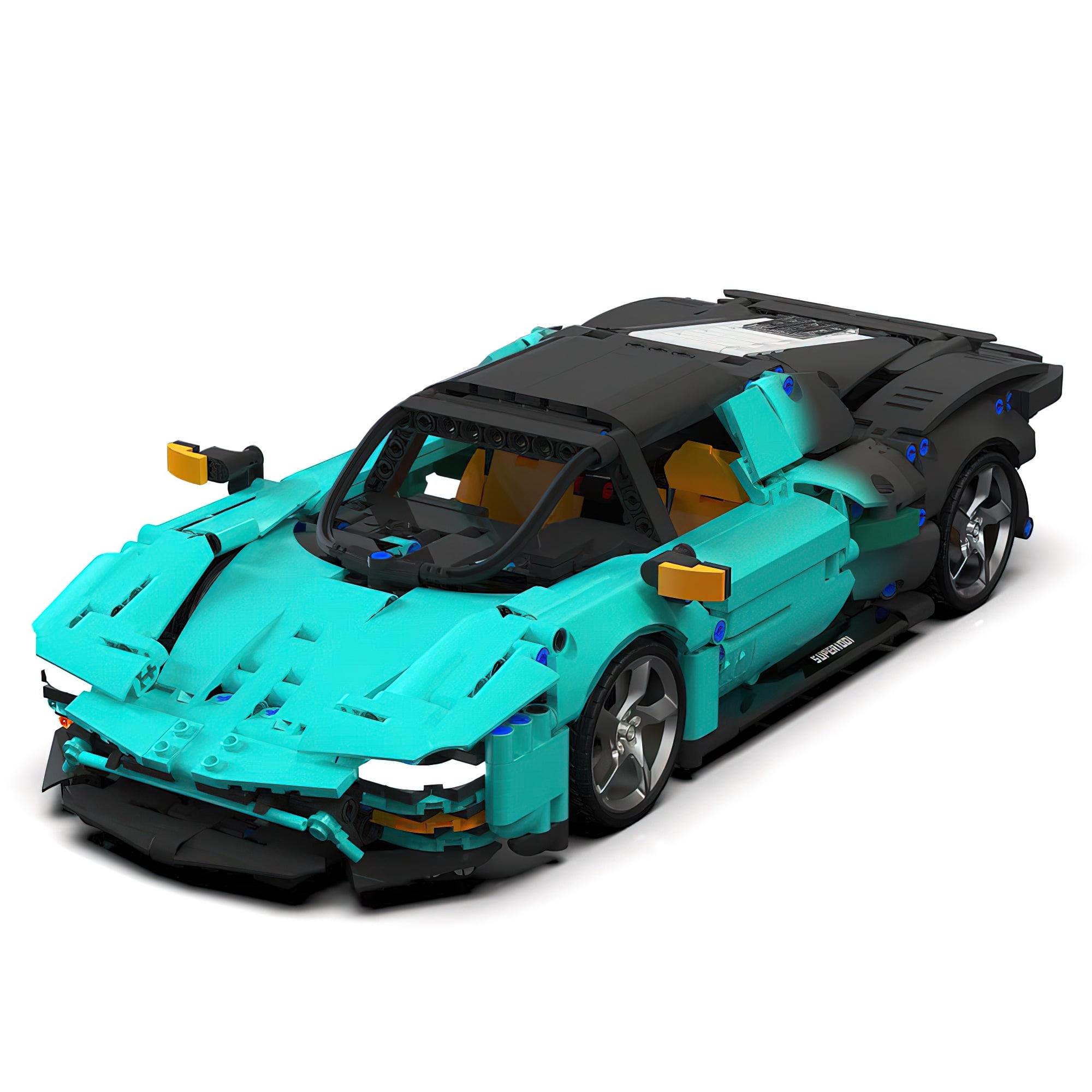 HI-Reeke Car Building Block Set Speed Champions Super Sports Car ...