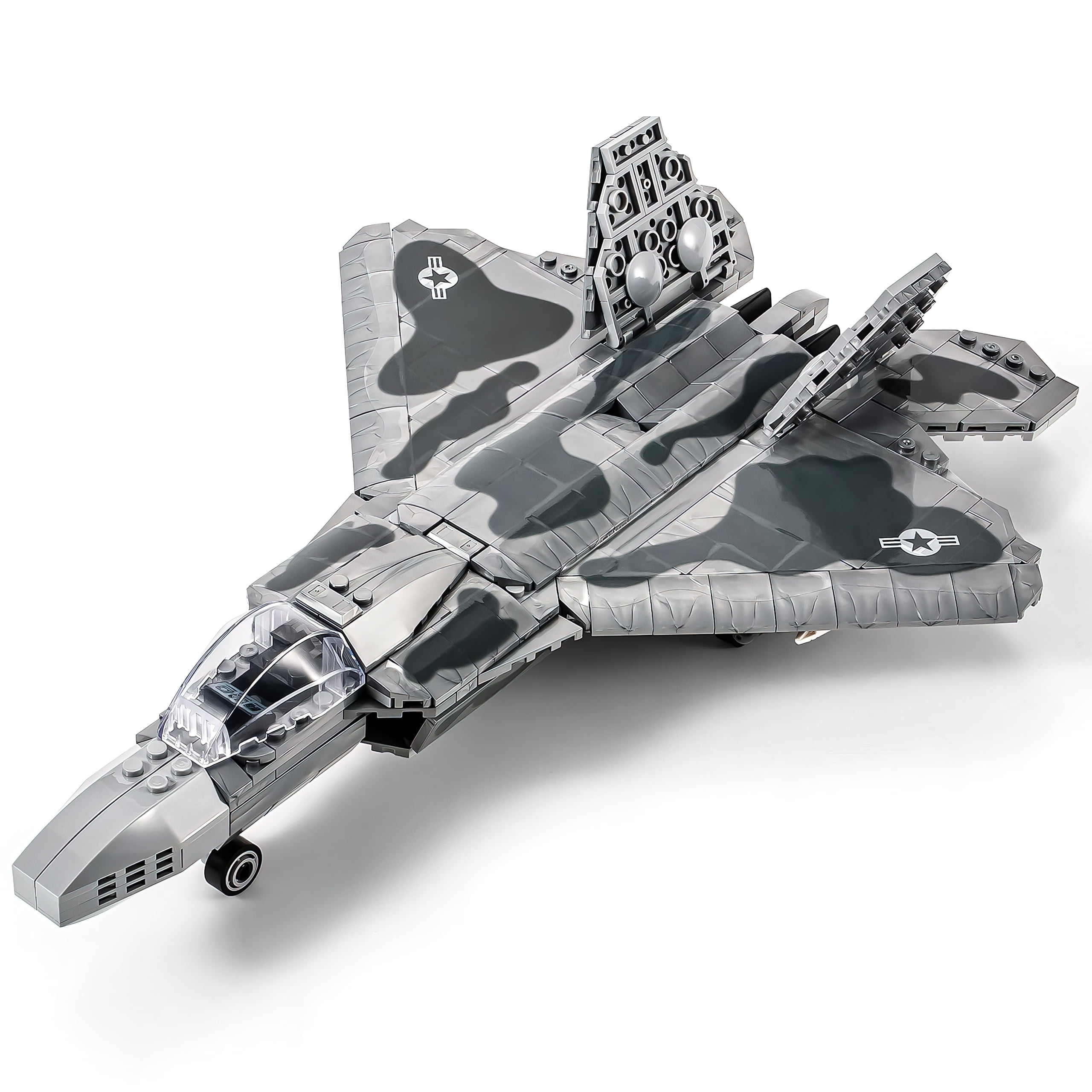22 Raptor Fighter Jet Plane Air Force Kit Plastic Toy Gift - Walmart.com