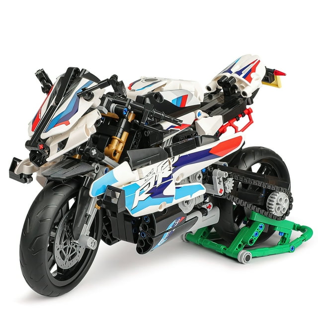HI-Reeke Motorcycle Building Block Set Speed Champions Motorbike ...