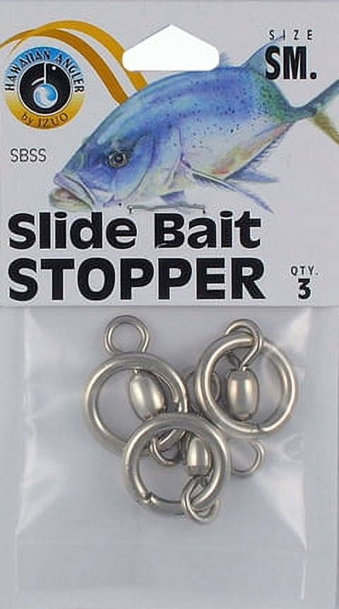 Izuo Brothers Slide Bait Stop Size 1/0 3-Pack for Fishing Tackle ...