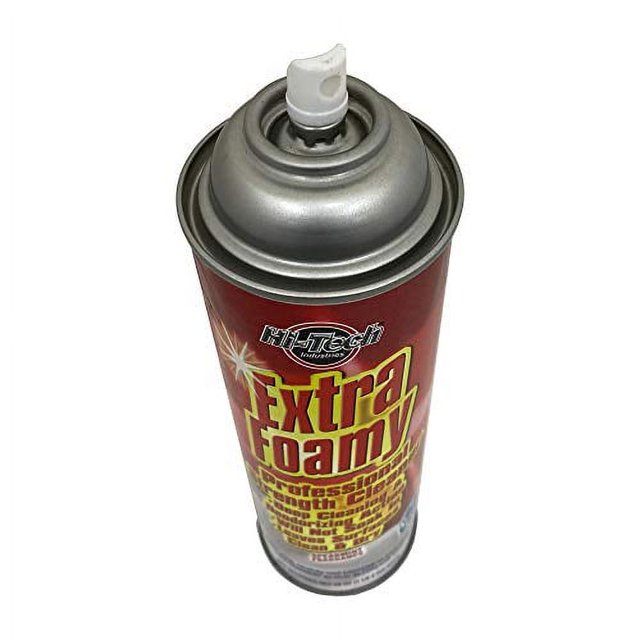 HI-TECH Extra Foamy Professional Strength Carpet and Upholstery Cleaner ...