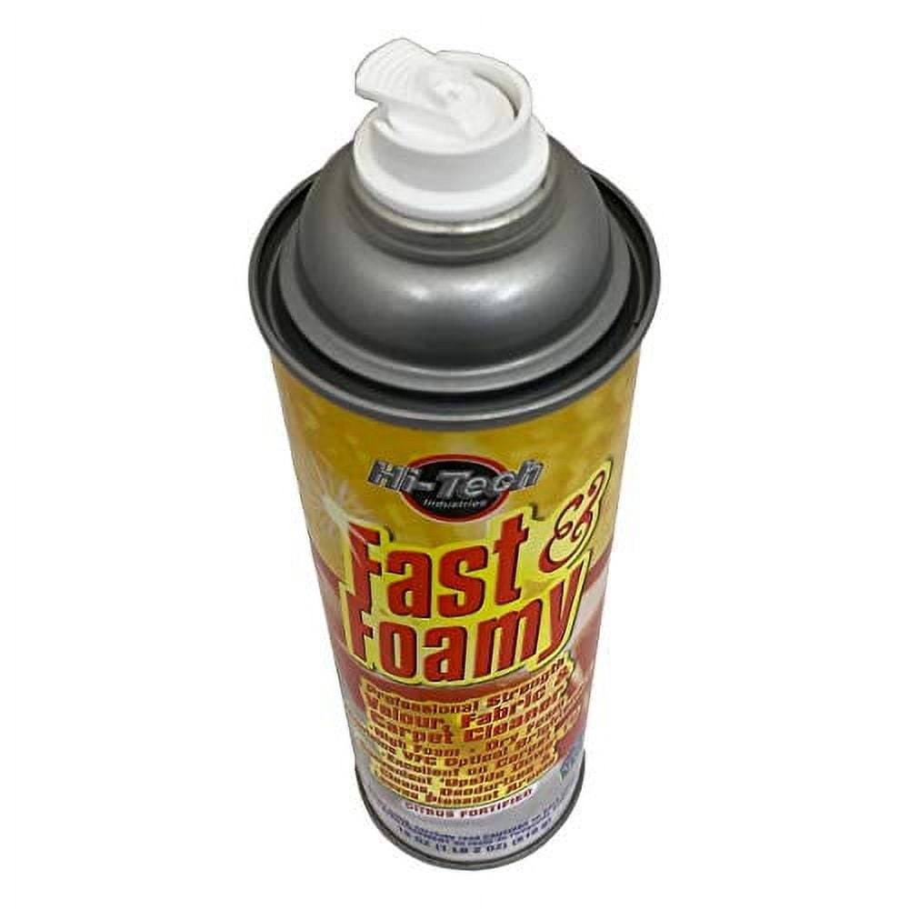 HI-TECH Fast & Foamy Carpet & Upholstery Cleaner with Upside Down Spray ...