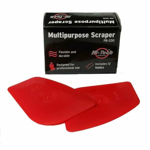 Hitech PB200 Multi-Purpose Plastic Scraper Stickers, Decals, Labels ...