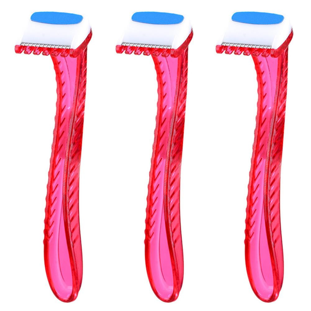 HI-US 3pcs Portable Disposable Woman Bikini Hair Remover Razor Shaver ...
