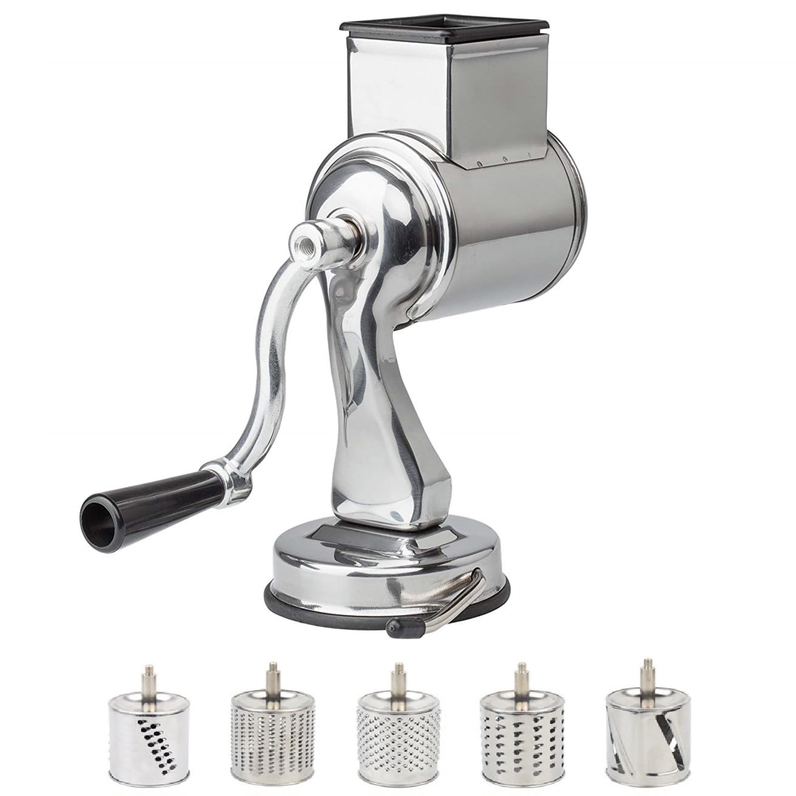 HIABIO Potato Slicer Shredder Grinder Rotary Cheese Grater Stainless ...