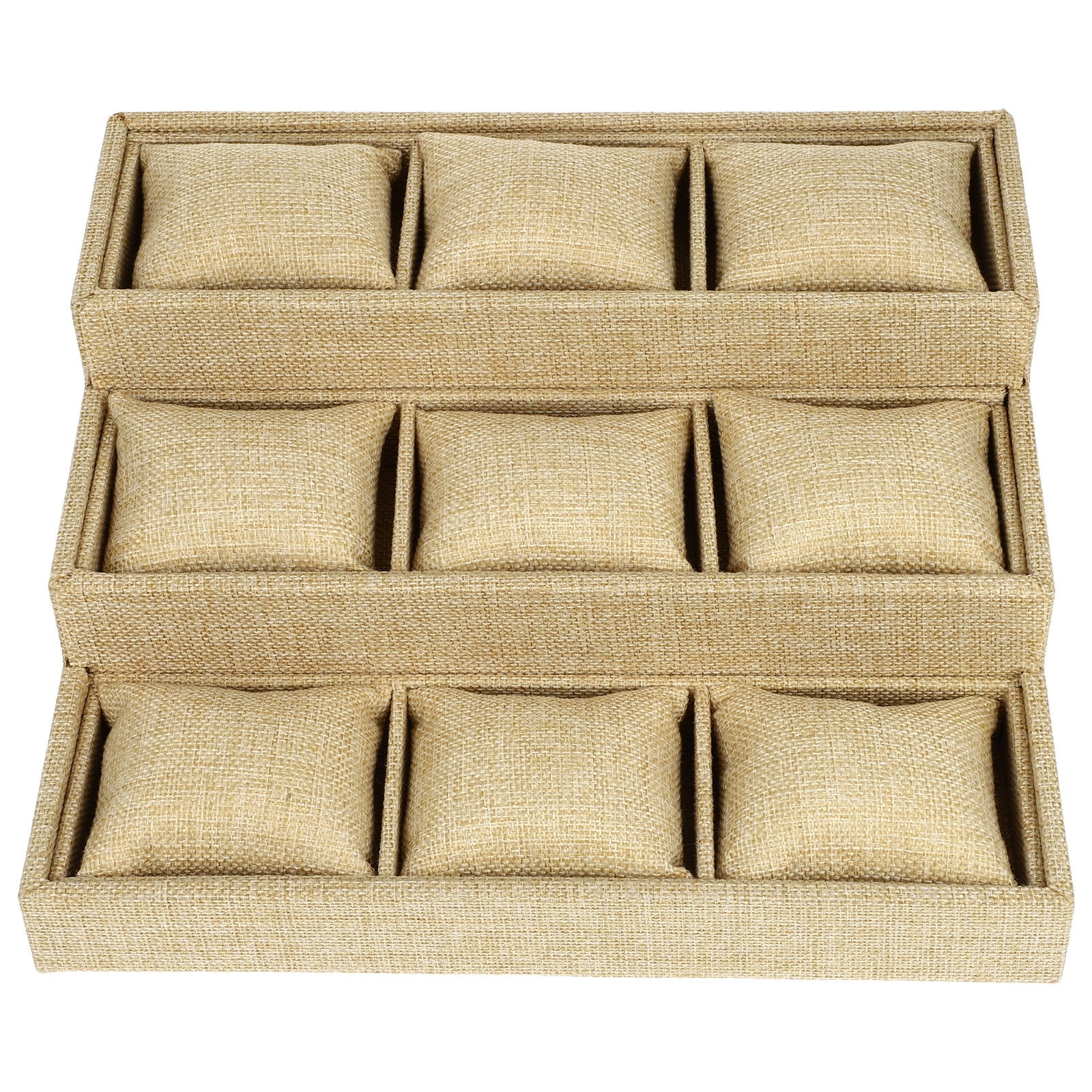 HIAKDOFT 1 Set Watch Organizing Tray Trapezoidal Shape With Multi-Grids ...