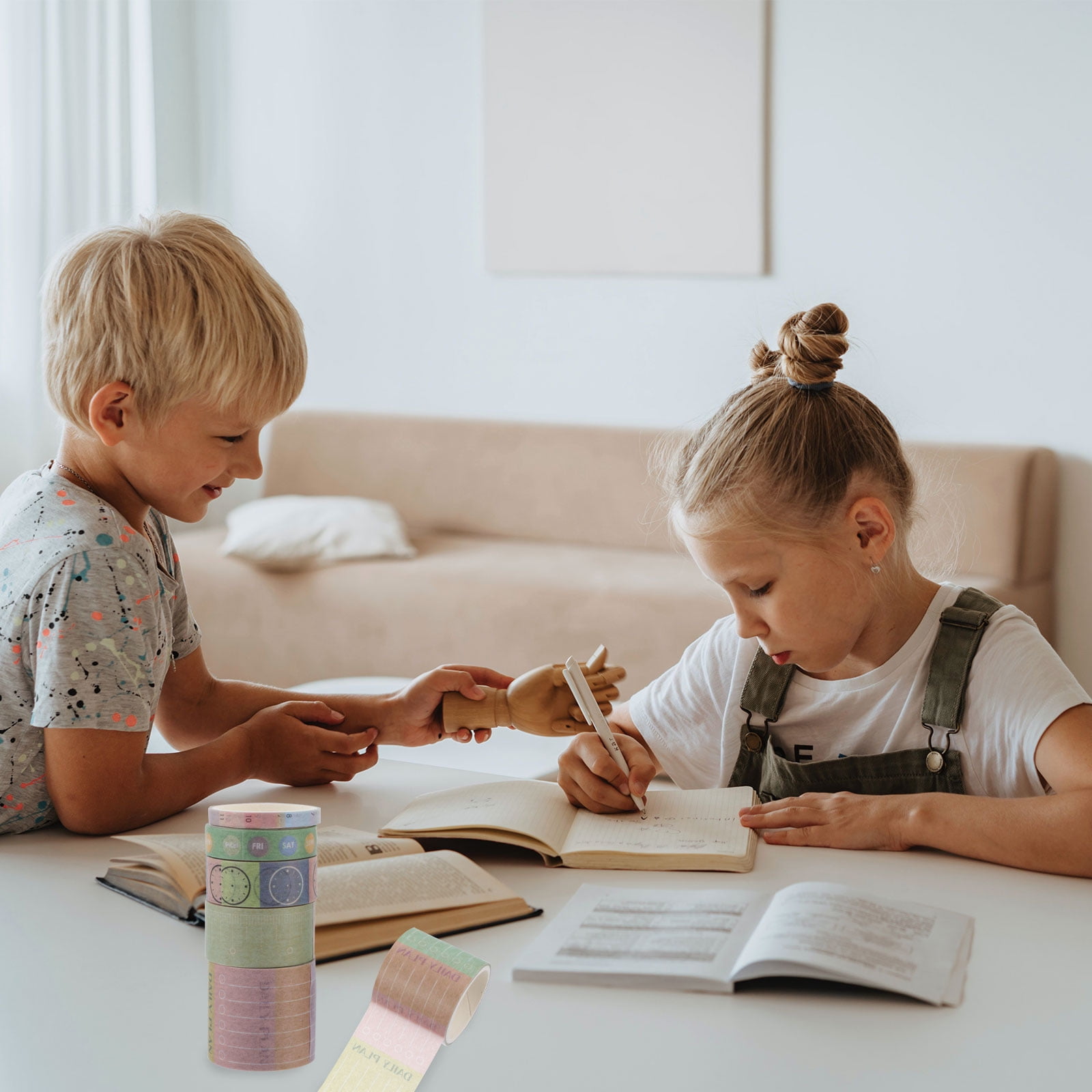 HIAKDOFT 10 Rolls Assorted Color DIY Calendar Paper Tapes for Monthly ...