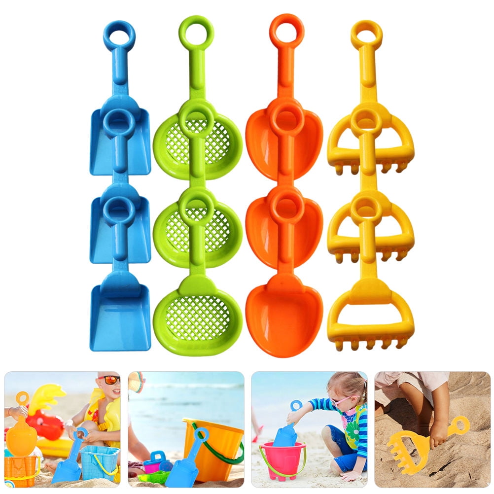 HIAKDOFT 12Pcs Playing House Beach Toys Sand Shovels Toy Set Assorted ...