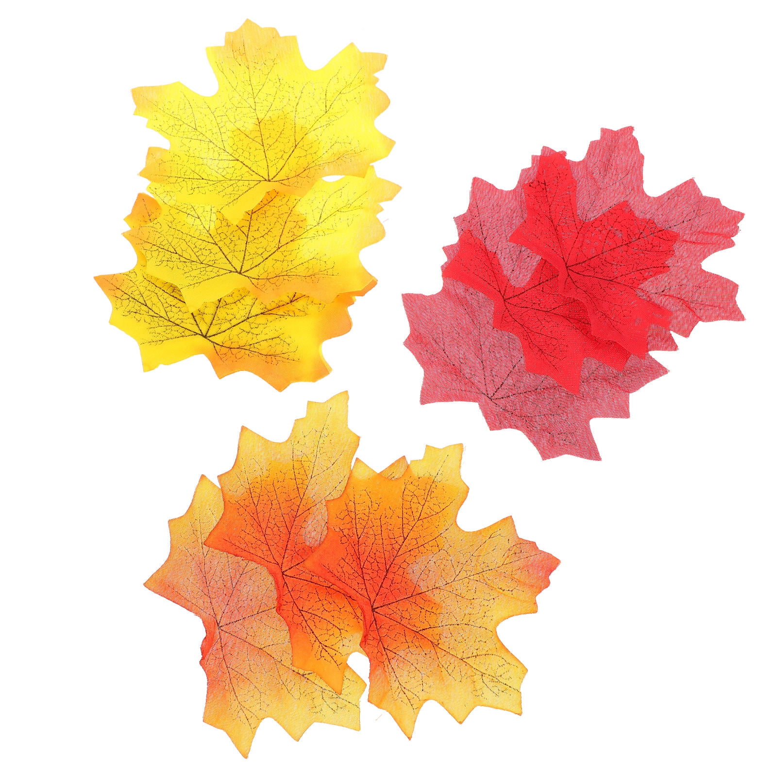 HIAKDOFT 150Pcs 6.50X8.50X1.00cm Artificial Maple Leaves for Harvest ...