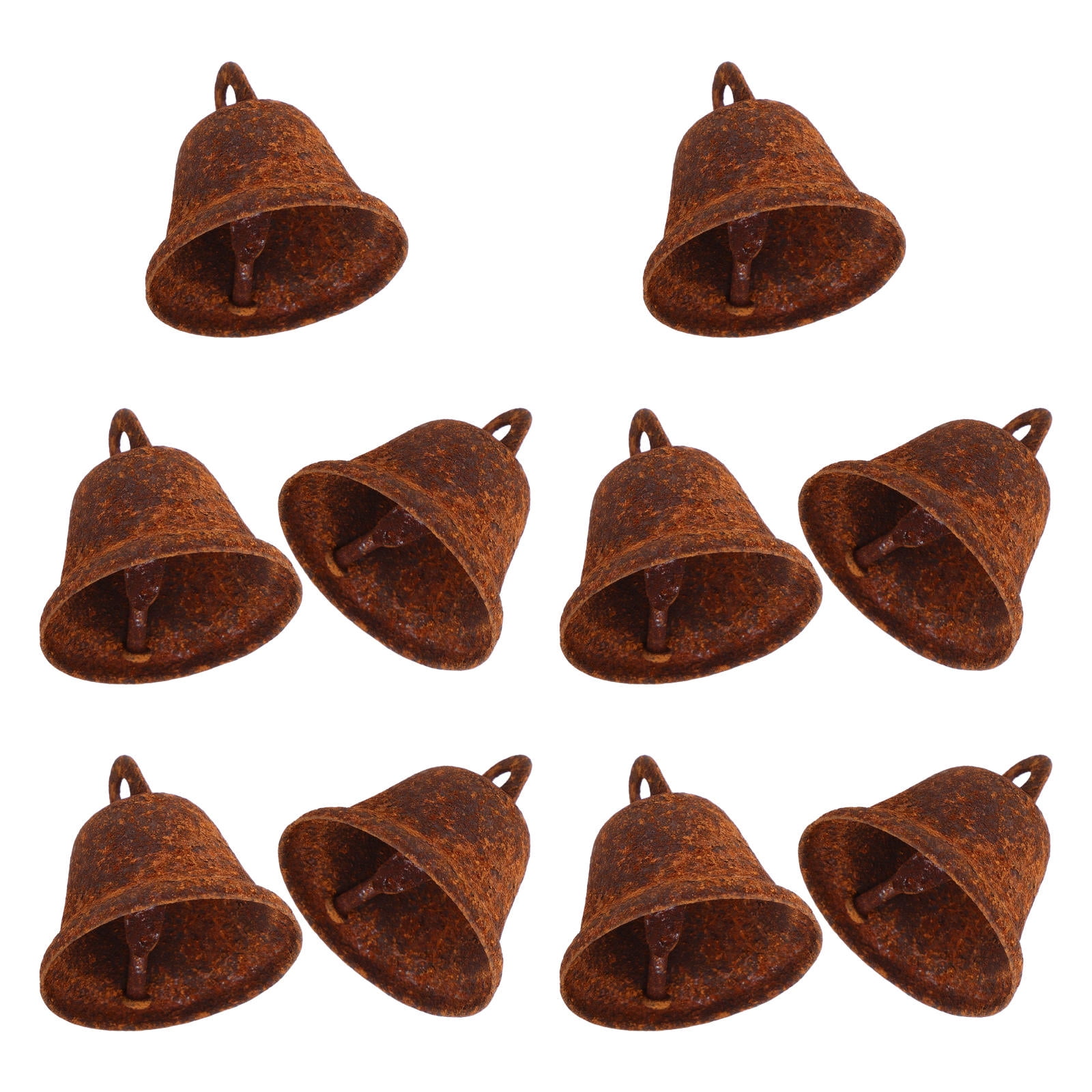 HIAKDOFT 15Pcs Craft Bells Small Light Brown Hanging Bells for DIY ...