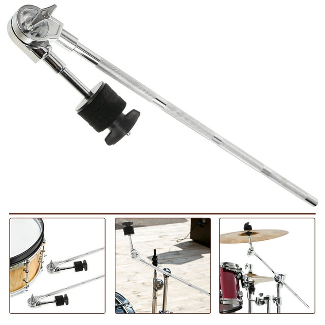 HIAKDOFT 1Pack Cymbal Arm Clamp Metal Silver for Drum Kit Accessories ...