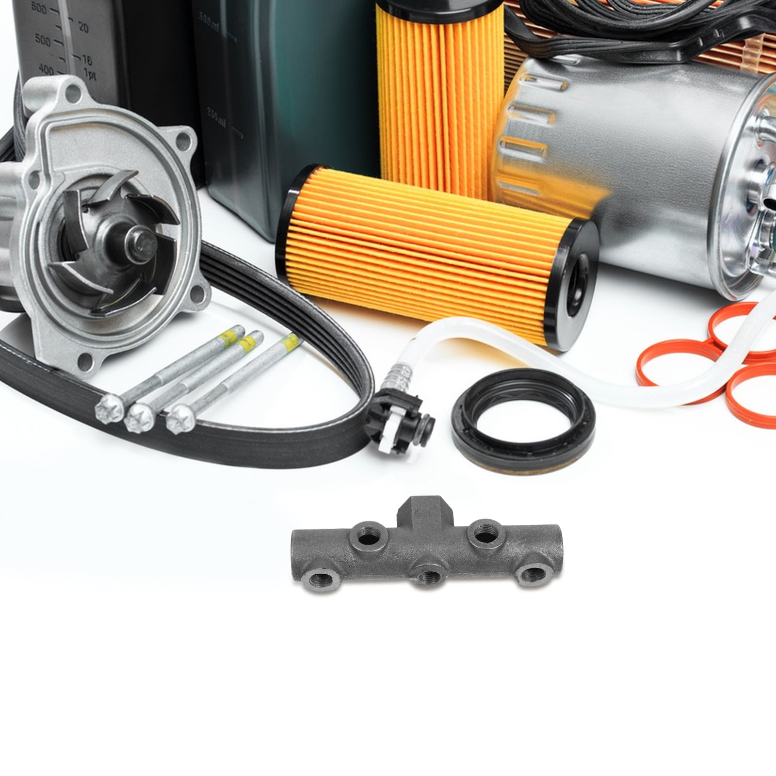 HIAKDOFT 1Pack Grey Six Way Bracket for Air Compressor Fittings Secure ...