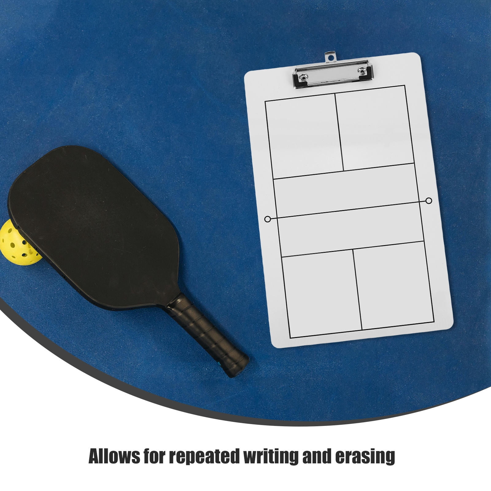 HIAKDOFT 1Pack PVC Clipboard for Sports Teams Strategy Planning ...