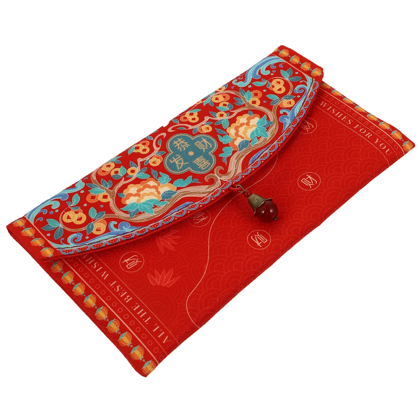 HIAKDOFT 1Pack Red Packet Envelopes Rectangular Shape for Money Storage ...