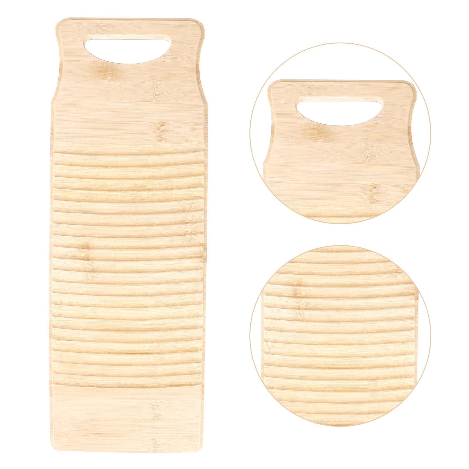 HIAKDOFT 1Pack Traditional Design Bamboo Washing Board For Household ...