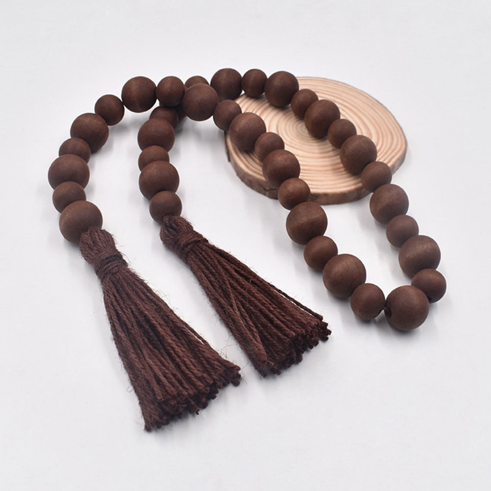 HIAKDOFT 2Pack Hanging Tassel Decor for Door 82x2.5x2.5in Rustic Style ...