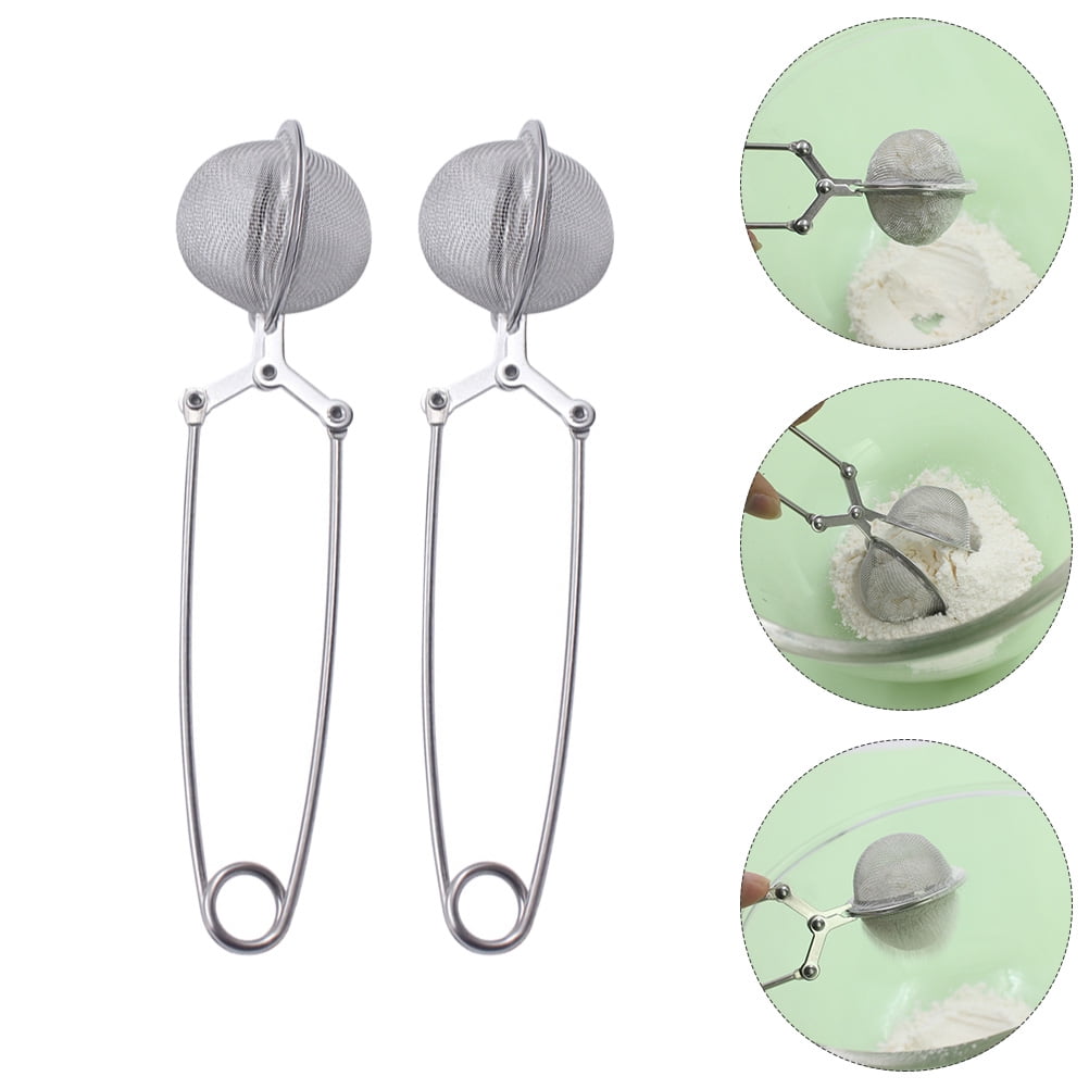 HIAKDOFT 2Pcs Flour Shaker Strainer for Home and Restaurant Use in ...
