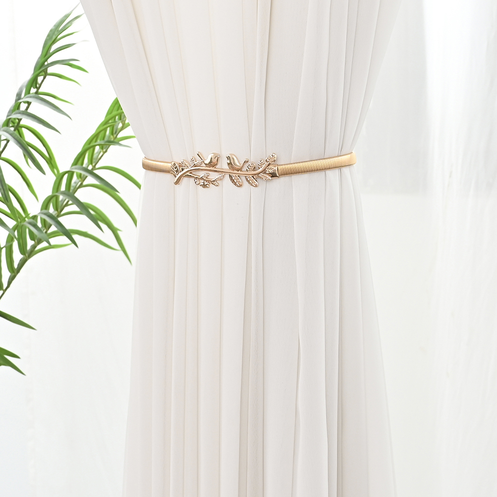 HIAKDOFT 2Pcs Modern Minimalist Decorative Curtain Holdbacks Metal ...