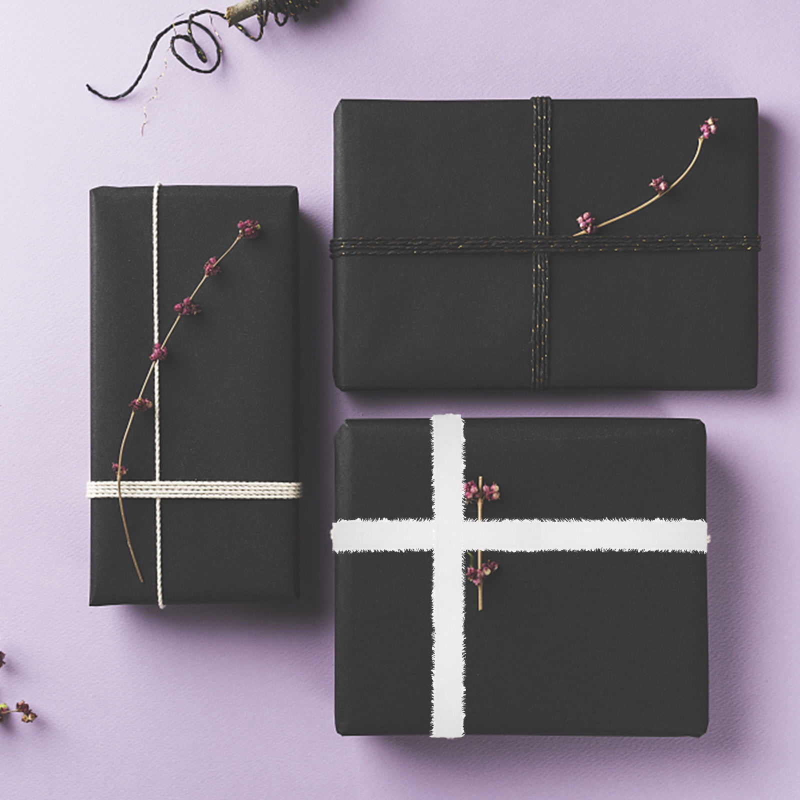 HIAKDOFT 3Pcs Handmade Bouquet Ribbon Assorted Color Elegant for Women ...