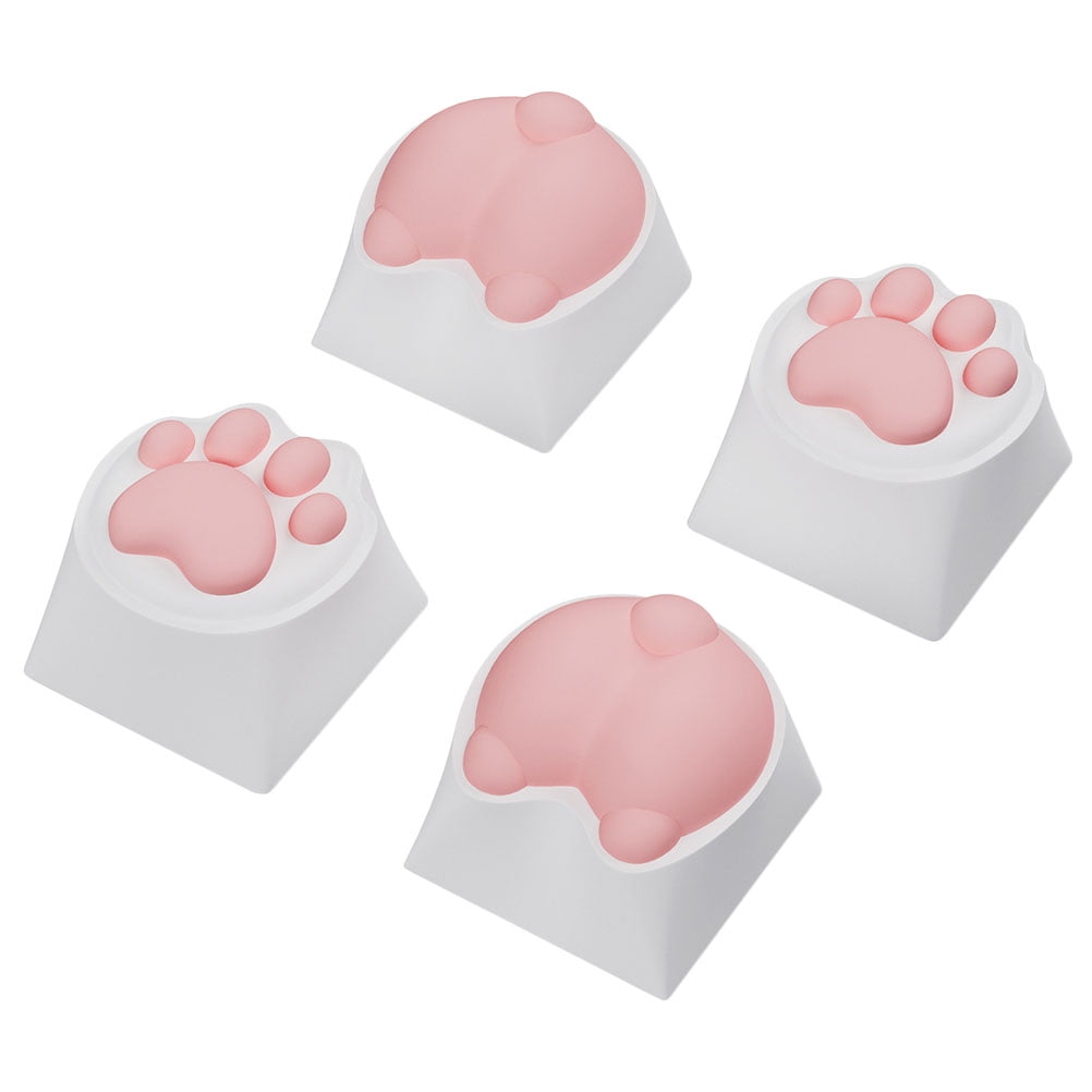 HIAKDOFT 4Pcs Cute Keycaps Compatible with Mechanical Keyboards for ...