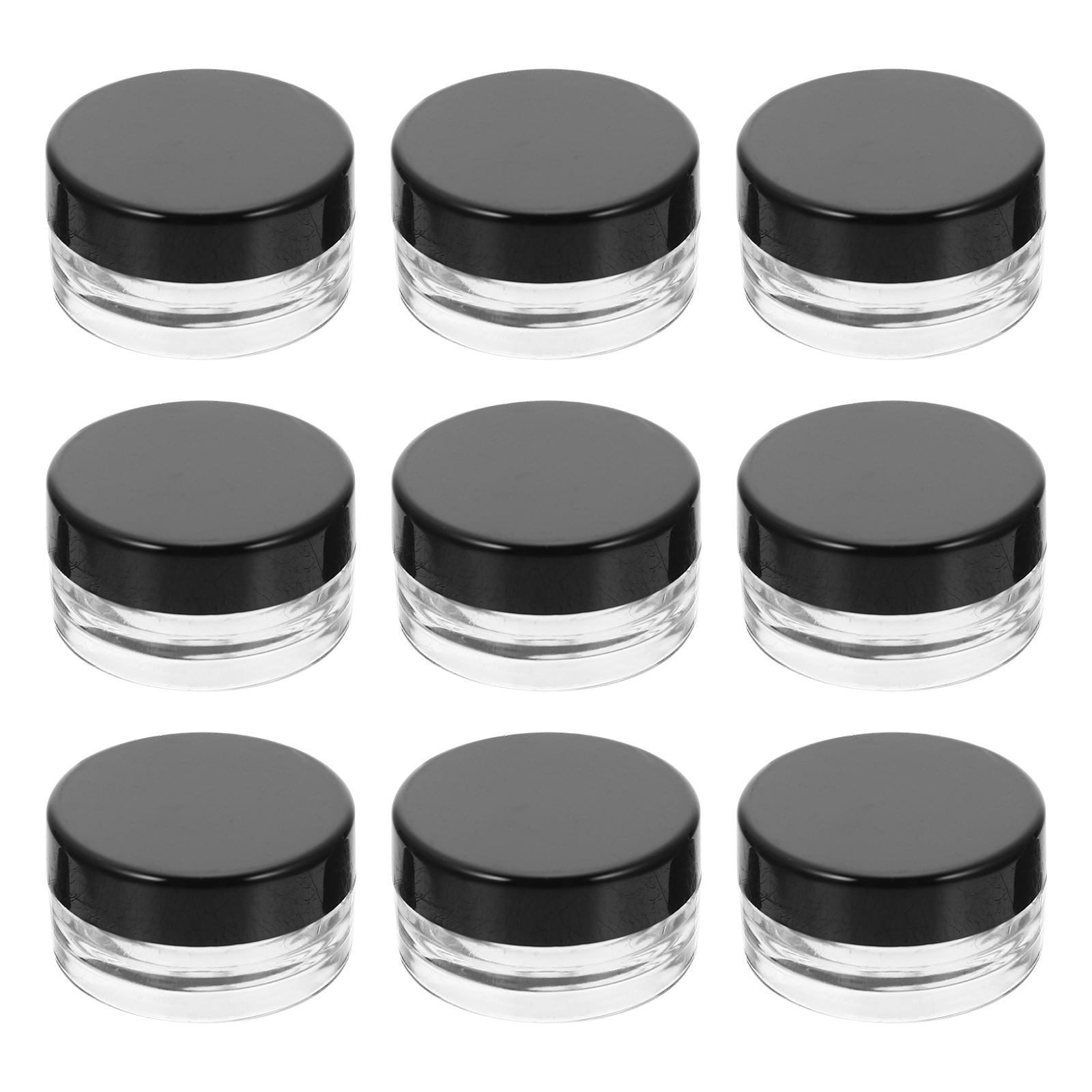 HIAKDOFT 50Pcs Containers for Creams Round Bottom Flat Lids Cosmetics ...