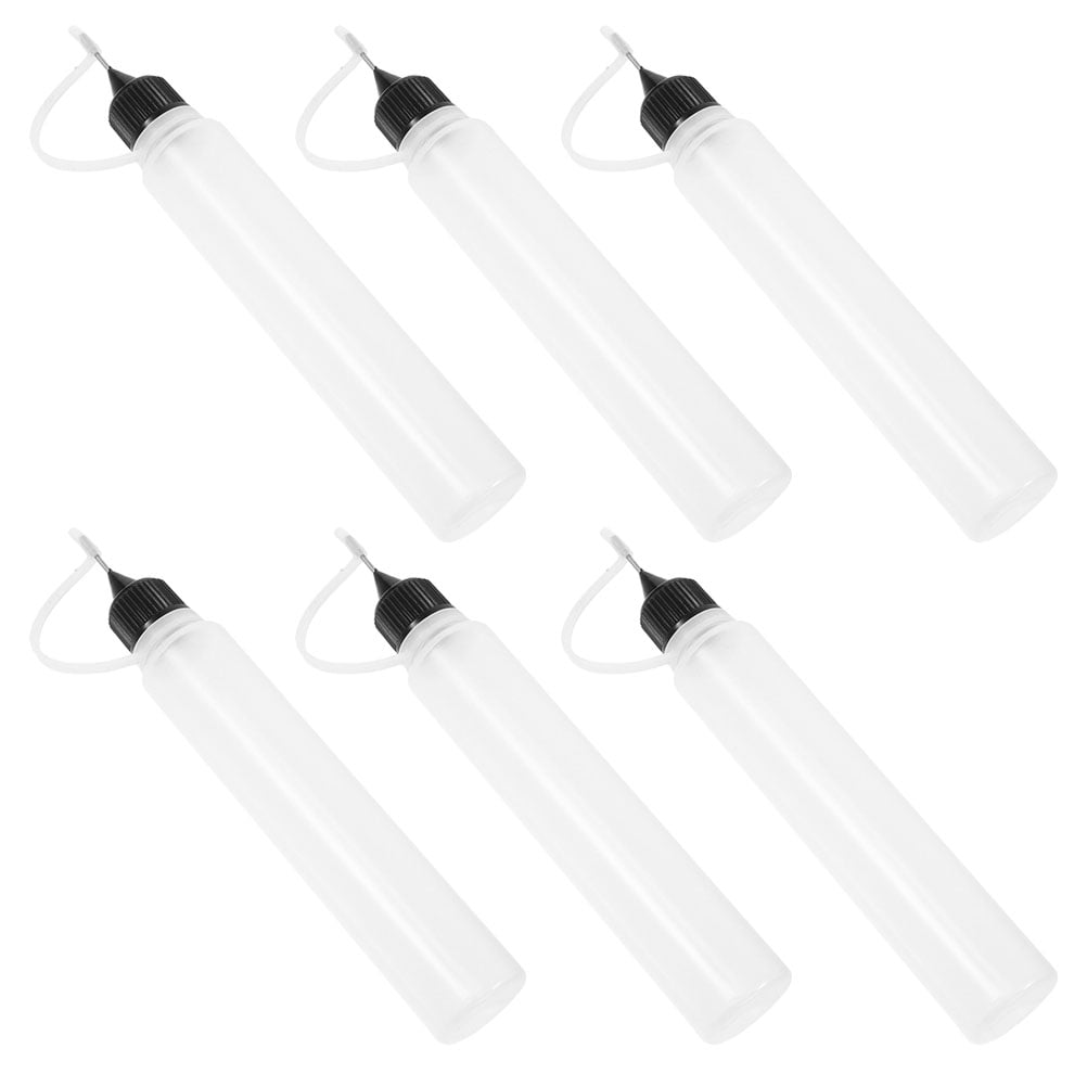 HIAKDOFT 6Pcs Needle Applicator Bottle For Quilling Tools With Multi ...
