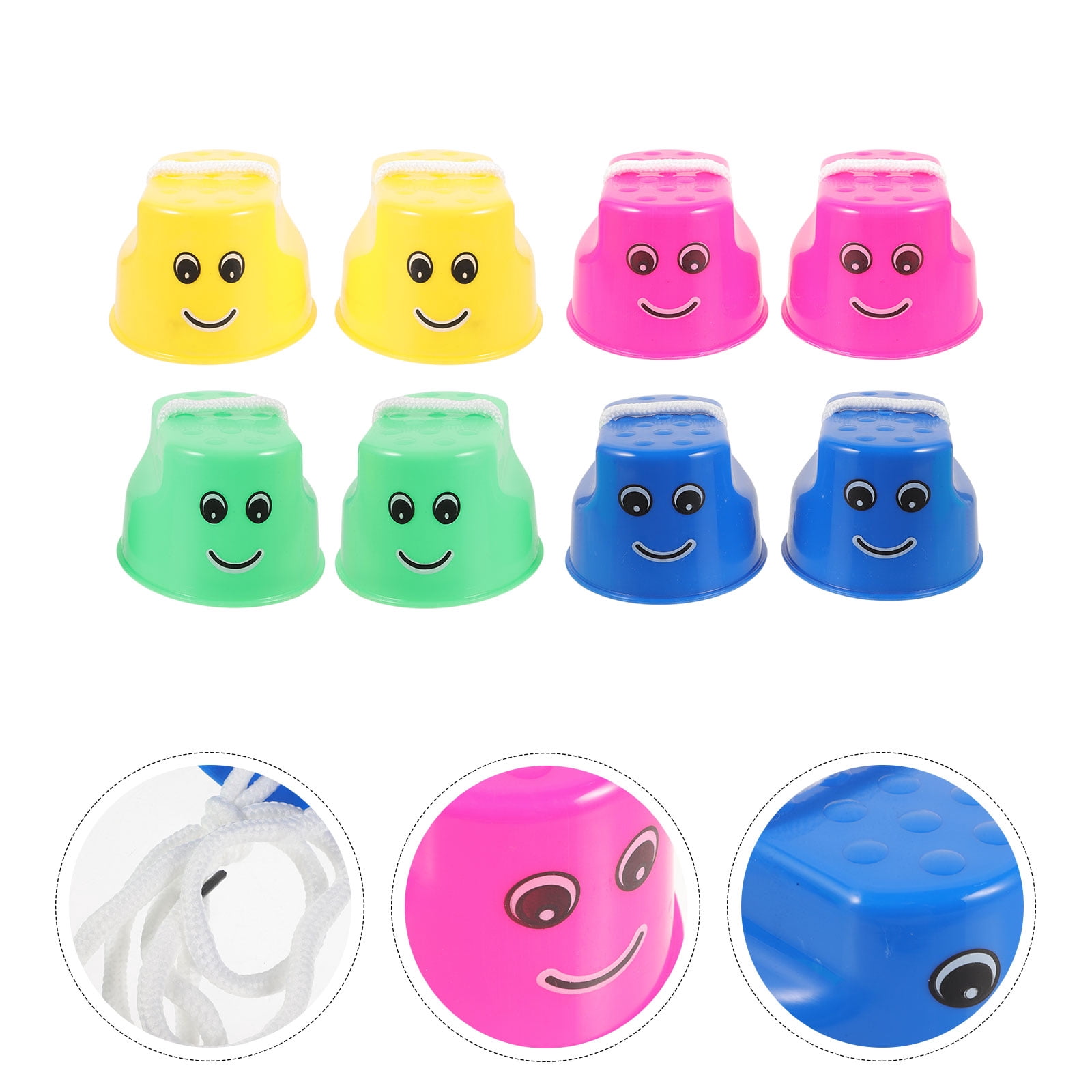 HIAKDOFT 8Pcs Stilts Sports For Kids Sensory Play And Balance ...