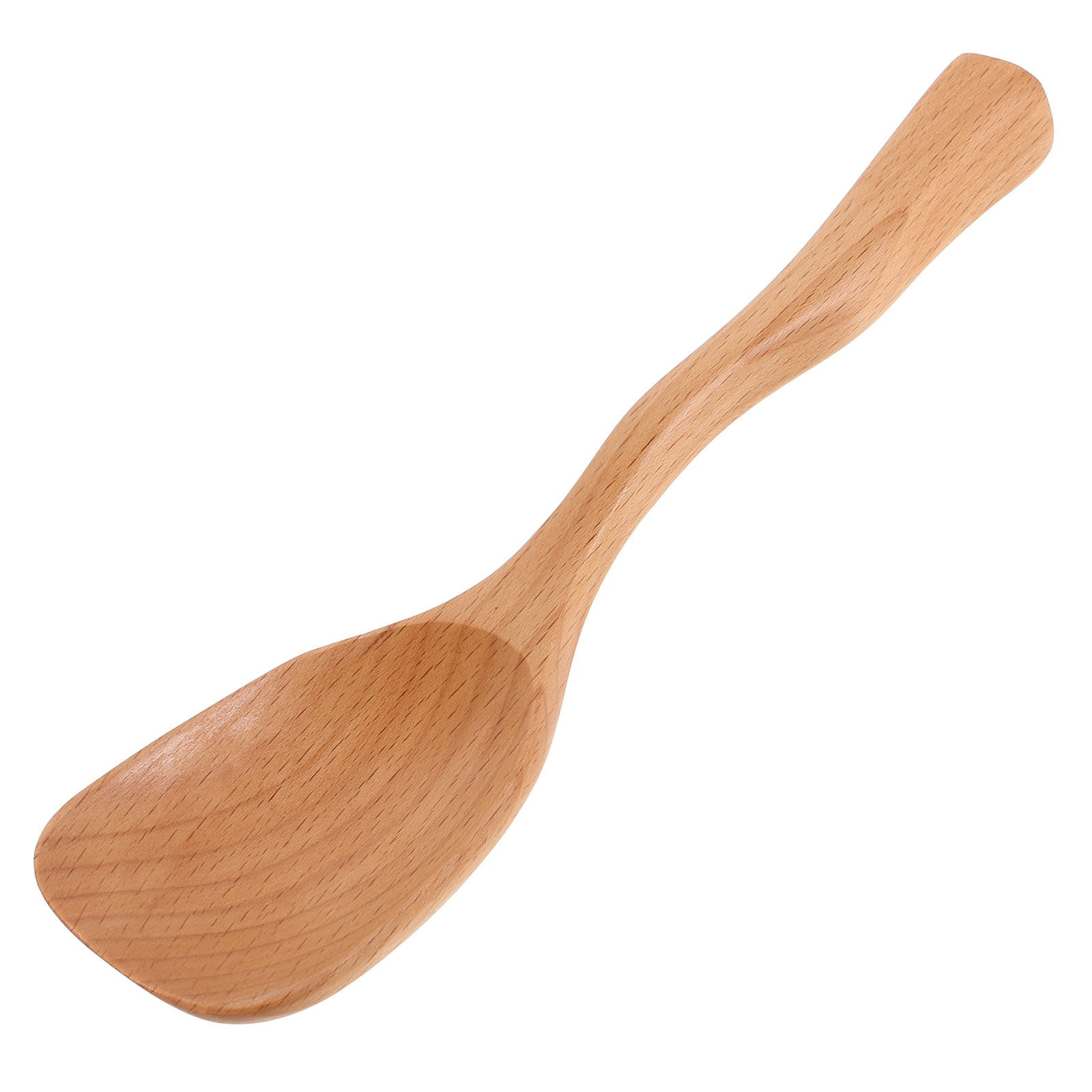 HIAKDOFT Bamboo Rice Spoon for Serving and Flipping with Non-Stick ...