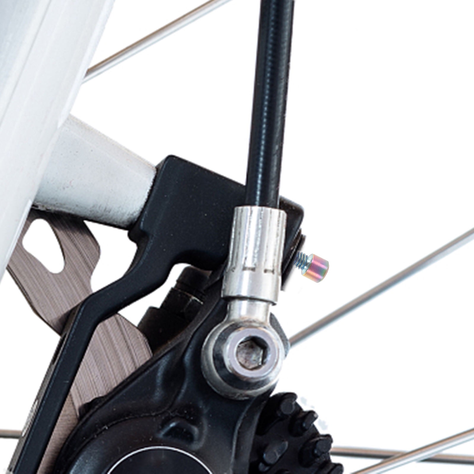 HIAKDOFT Bike Disc Brake Screws 2Set Multi-colored Metal with Hexagonal ...