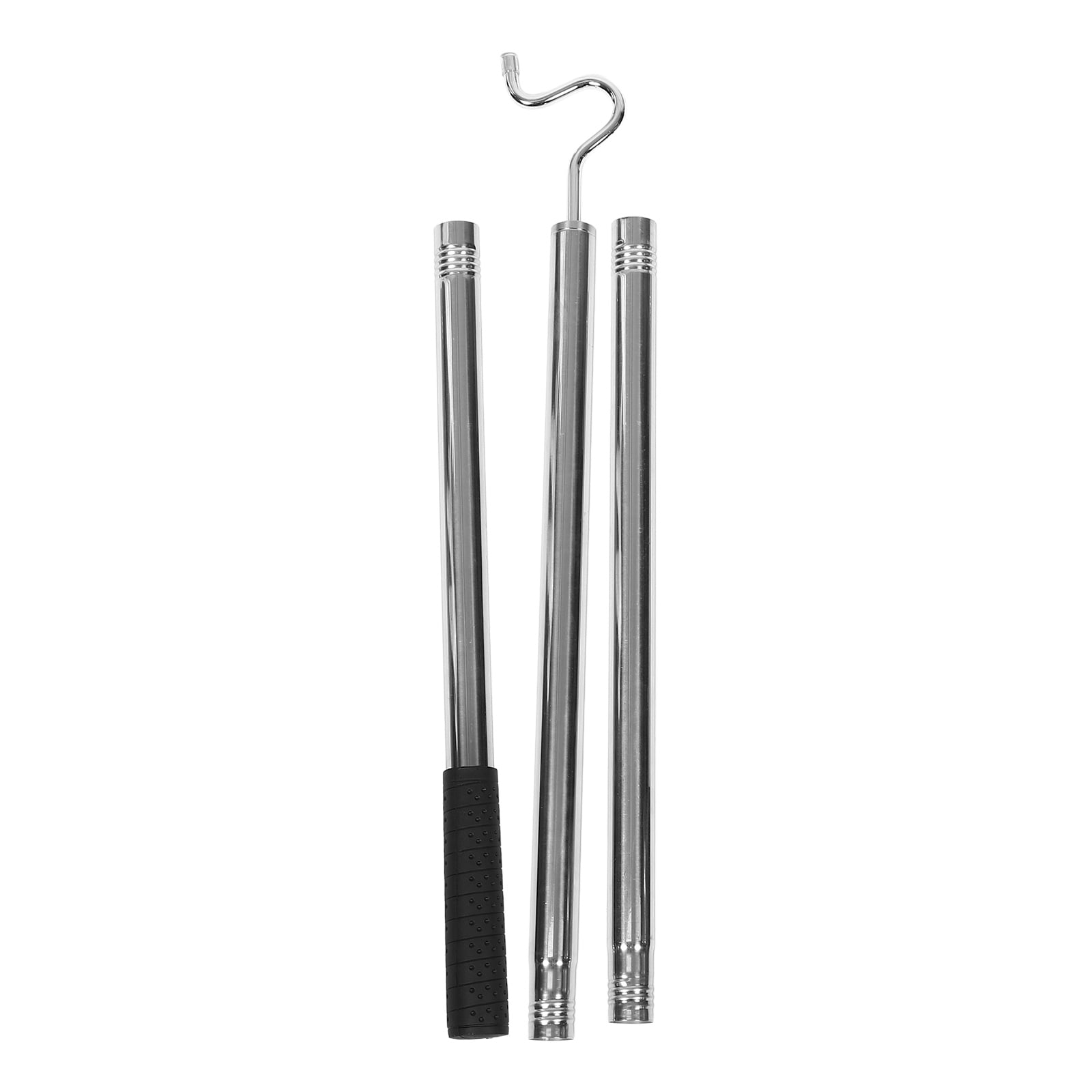 HIAKDOFT Clothes Hanger Pole 1Set for Closet Rods to Hang Clothes Heavy ...