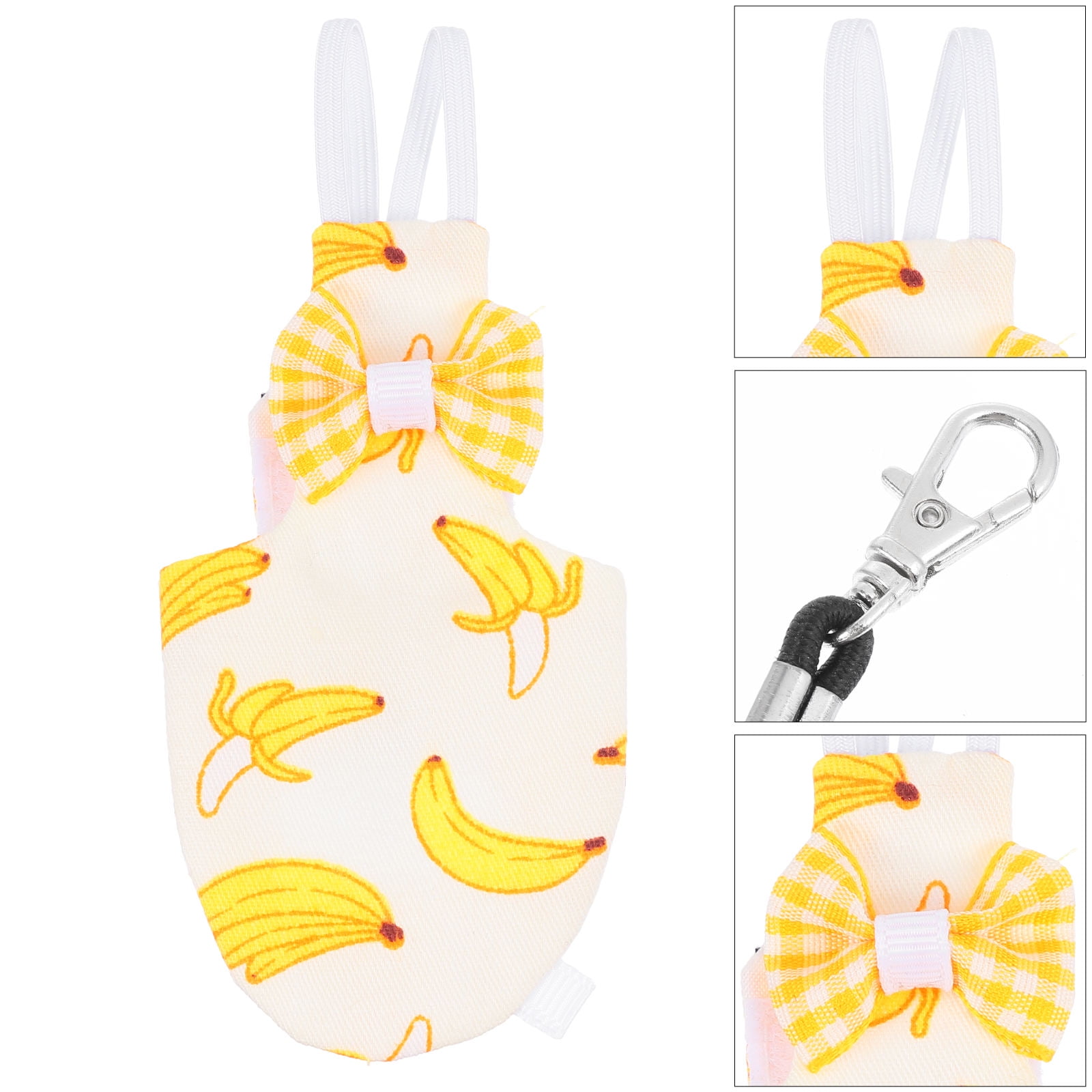 HIAKDOFT Yellow Parakeet Clothes Reusable Flight Suit for Small Birds ...