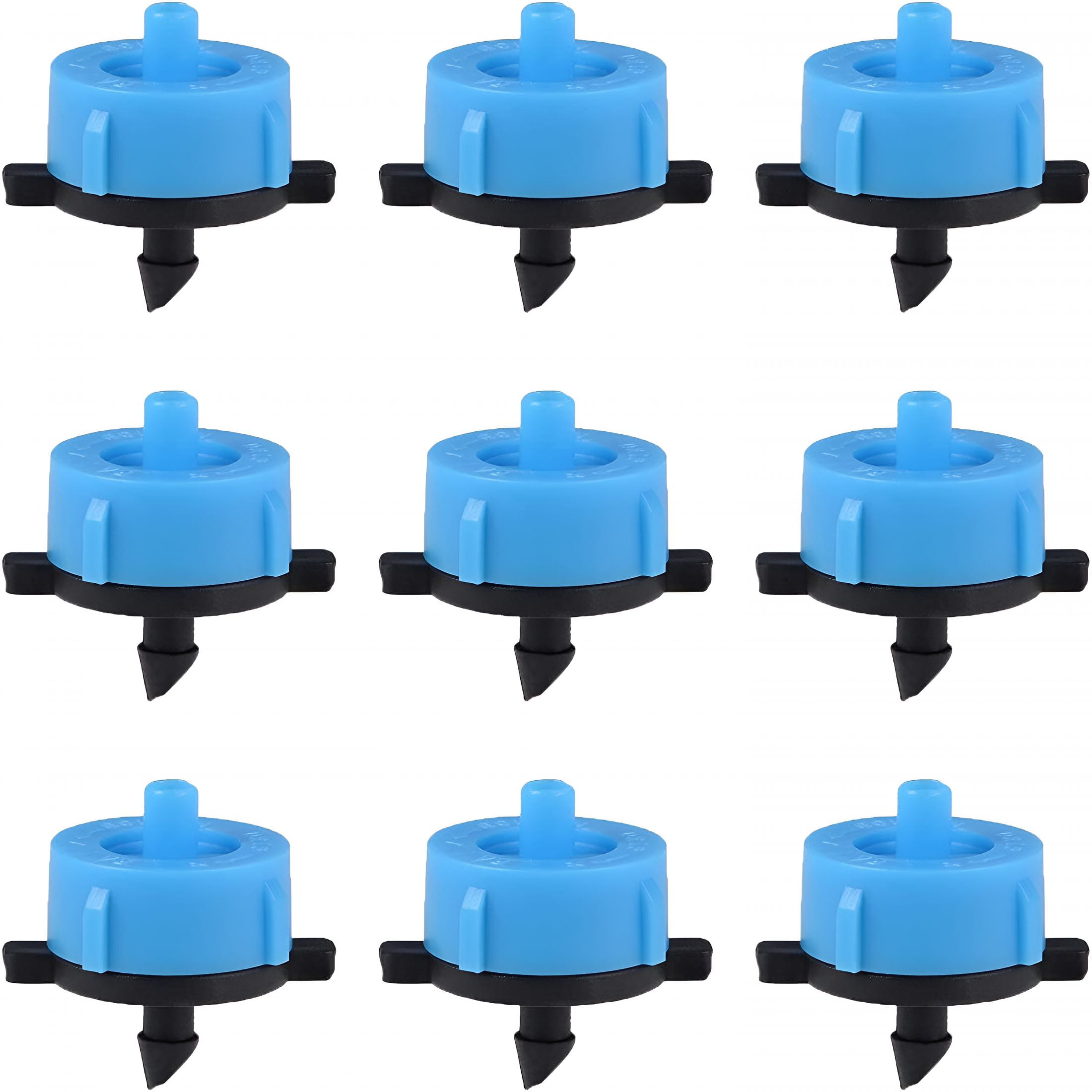 HIBIBUD 100 Pack 1/2 GPH Drip Emitters Pressure Compensating Irrigation ...