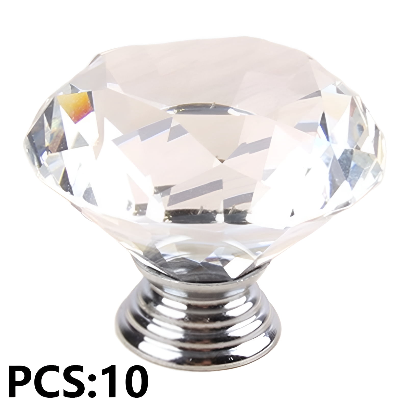 HIBIBUD 10Pcs Cabinet Knobs,Full of Artistic Vibes Crystal Knobs ...