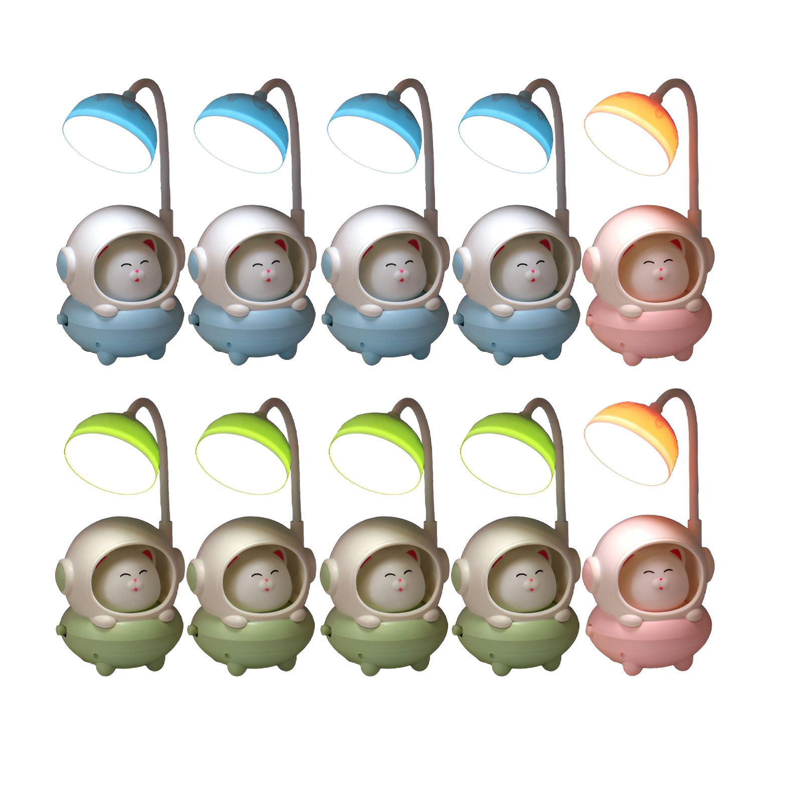 HIBIBUD 10Pcs Office Lamp,Protects Vision During Use Reading Light ...