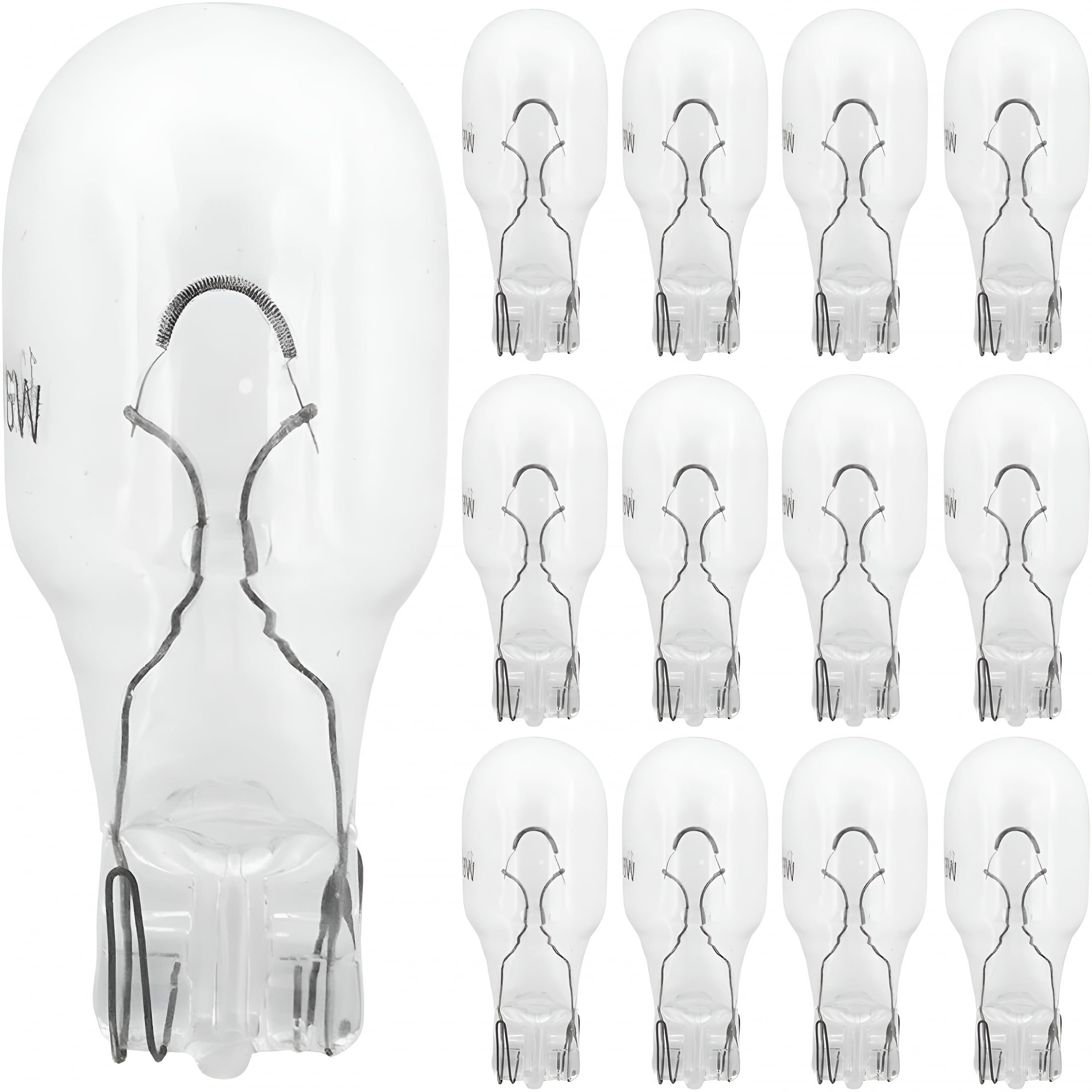 HIBIBUD 12-Pack 921 Bulb,12V W16W T15 Light Bulbs for Brake Light ...