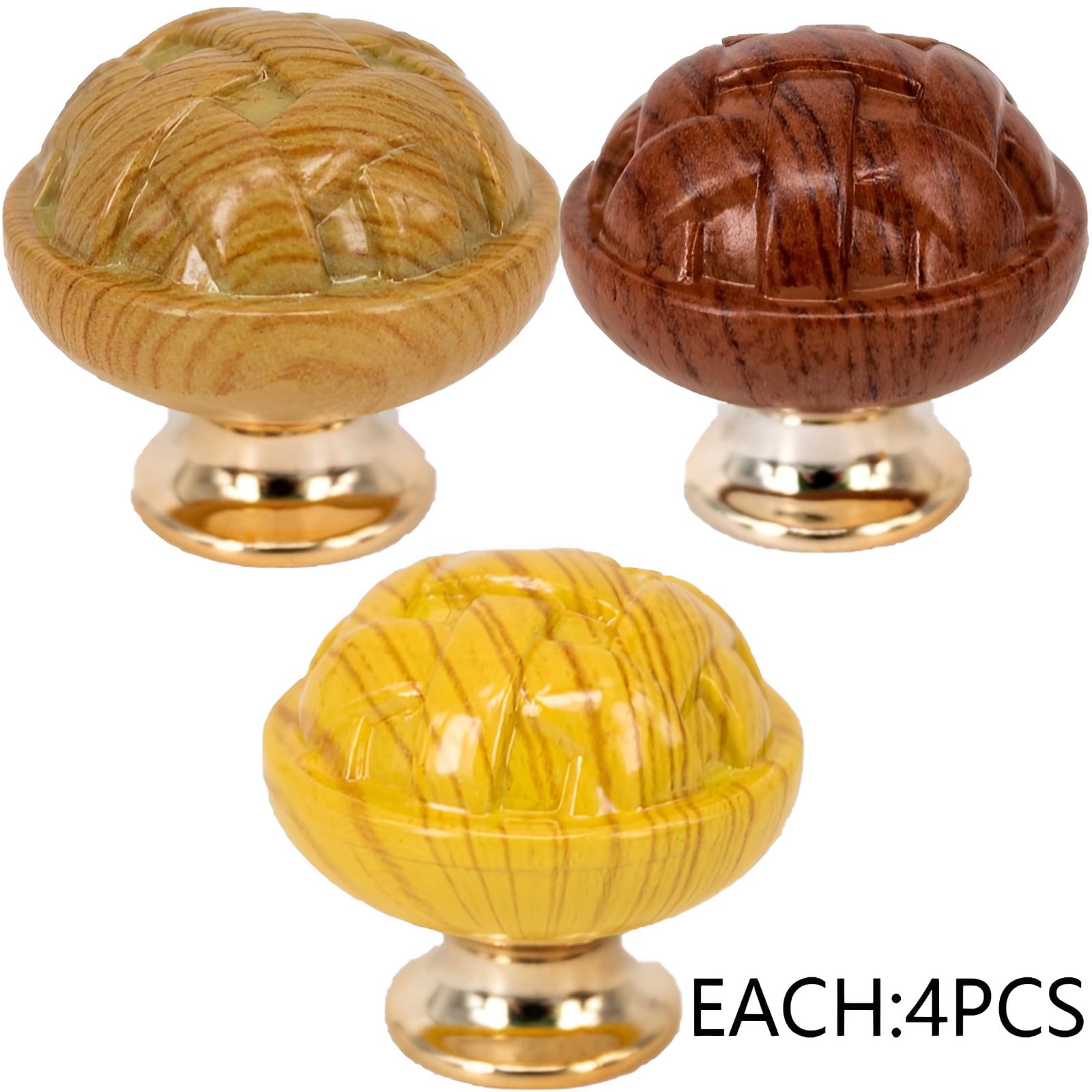 HIBIBUD 12Pcs Cabinet Knobs,Install One By One Drawer Knobs,Install in ...