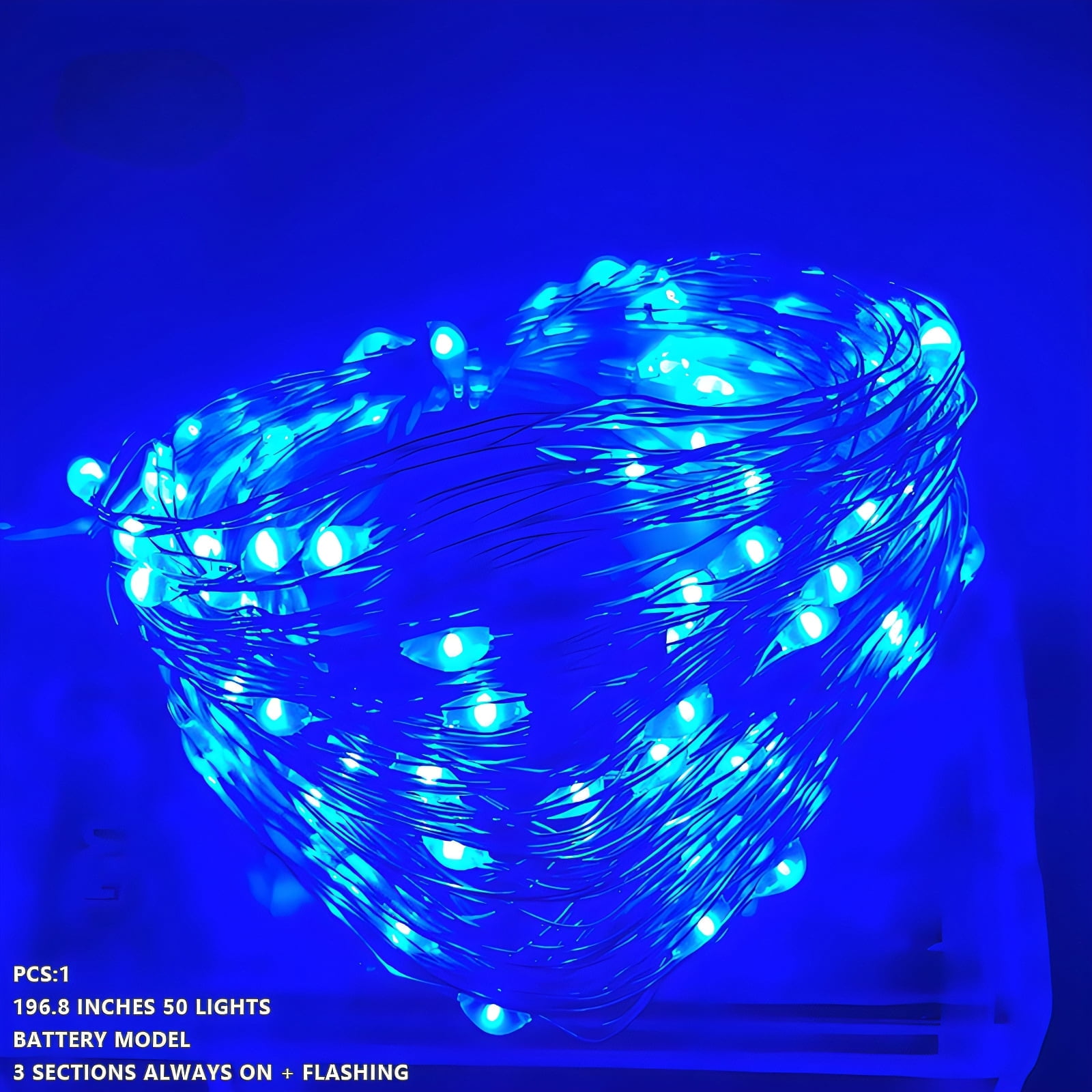 HIBIBUD 1Pcs Fairy Lights,Energy Efficient Bedroom Decor Aesthetic ...