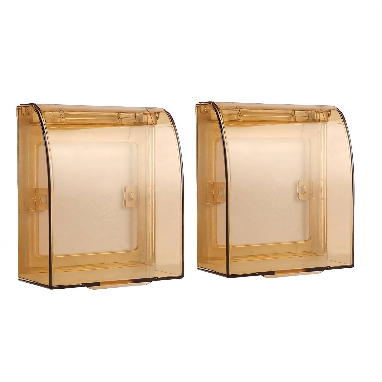 HIBIBUD 2 Pcs Light Switch Cover Guard,Transparent and Visible Outlet ...